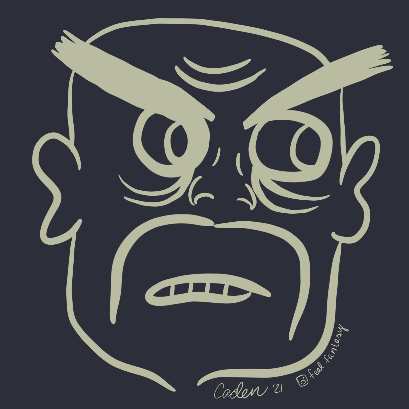 Caden - Angry Eyebrows