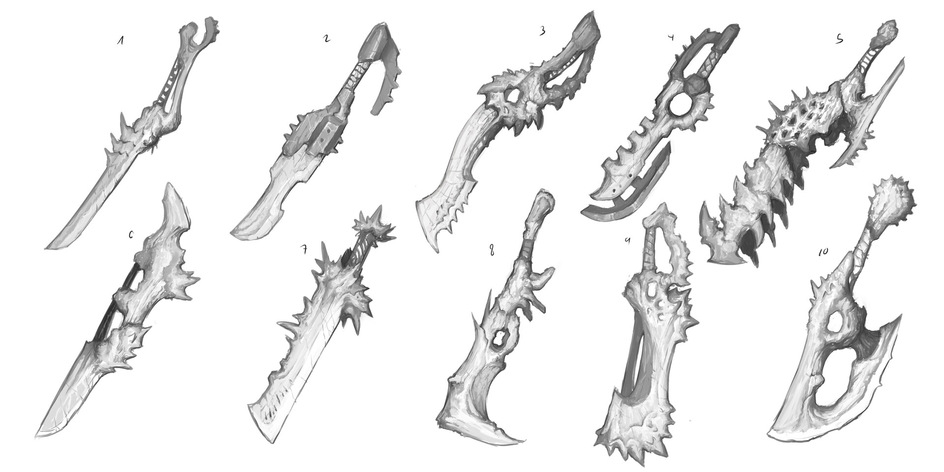 Martin Gracia - Bone Weapons Studies V2