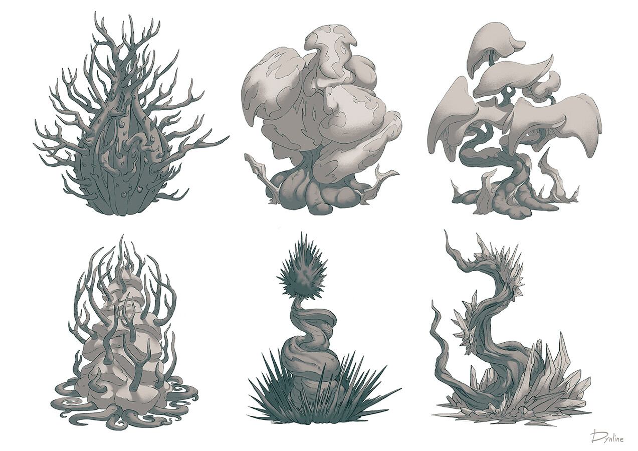 ArtStation - Trees Concepts