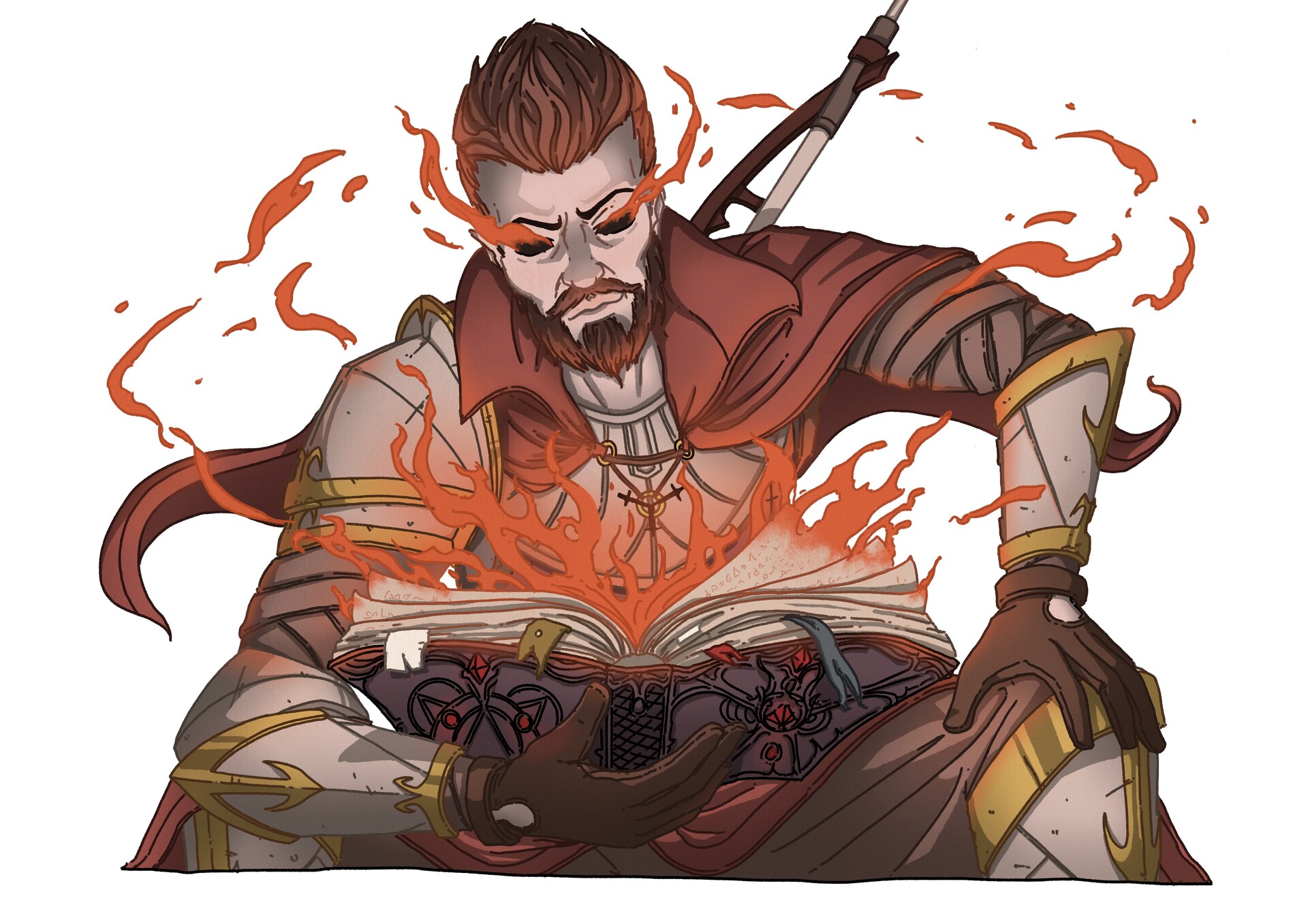 ArtStation - Berial - DND Wizard Commission