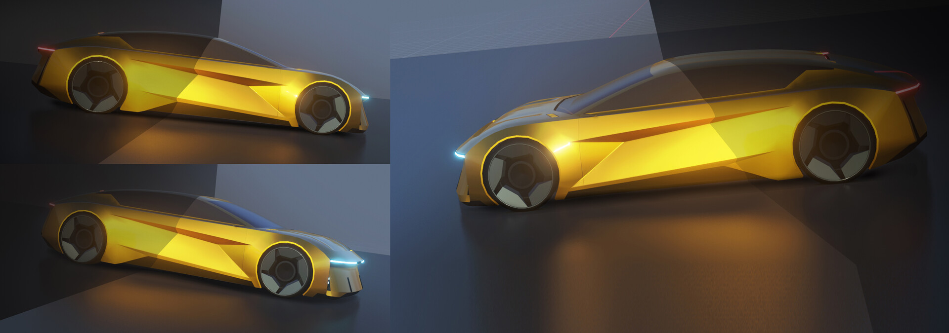 ArtStation - 3D car in B