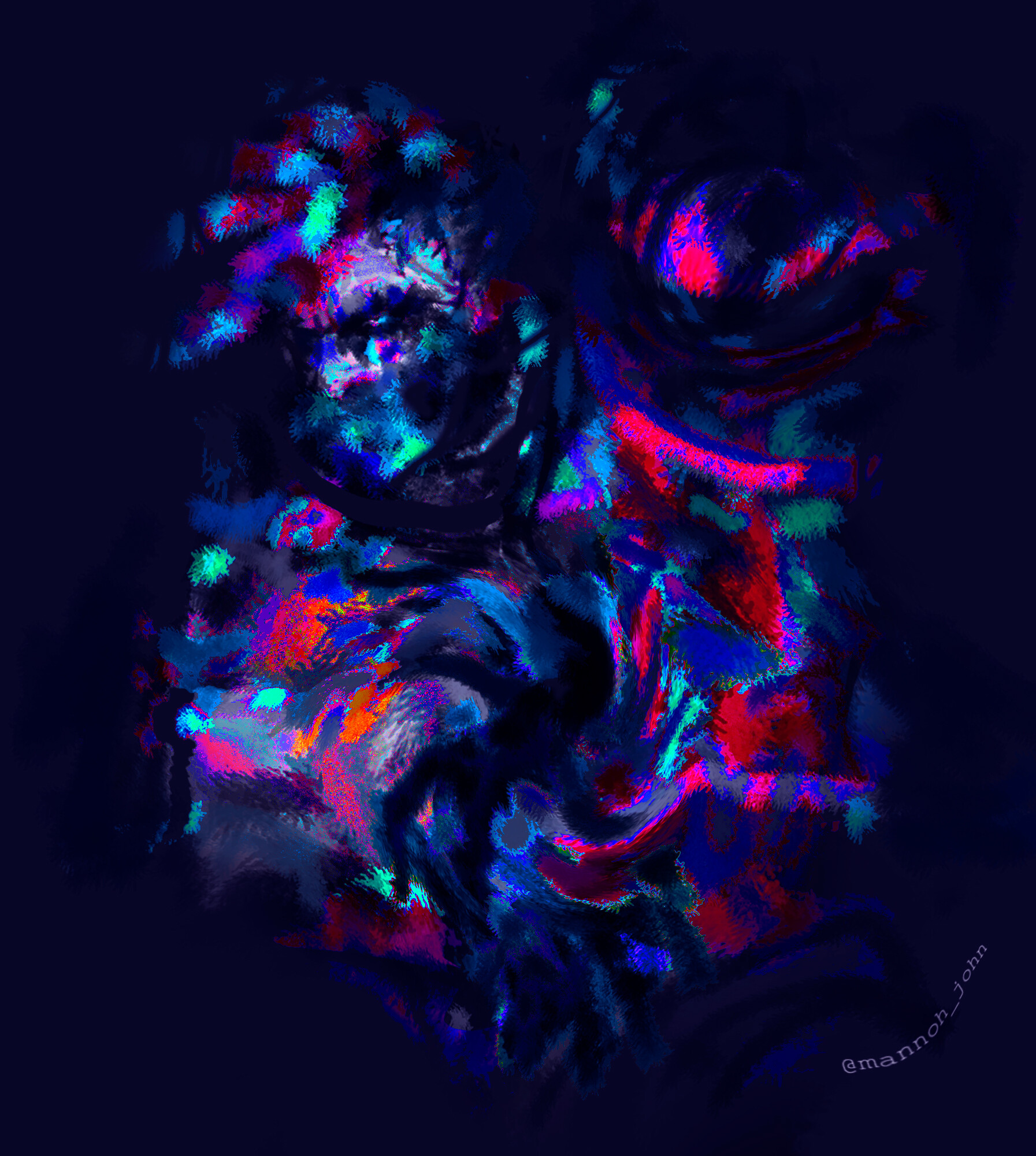 ArtStation - Neon Face