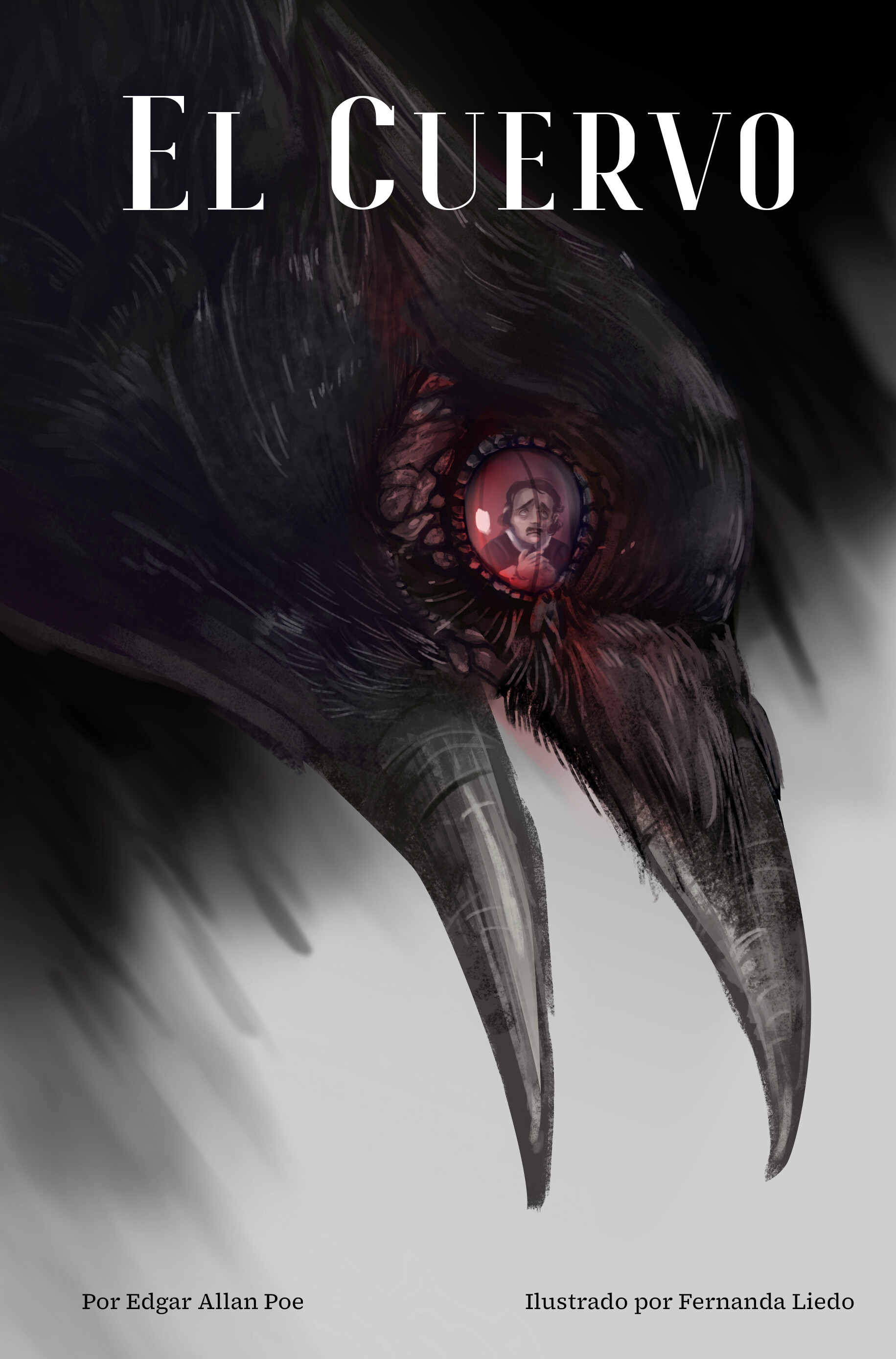 ArtStation - "The Raven" / "El cuervo" book cover variety