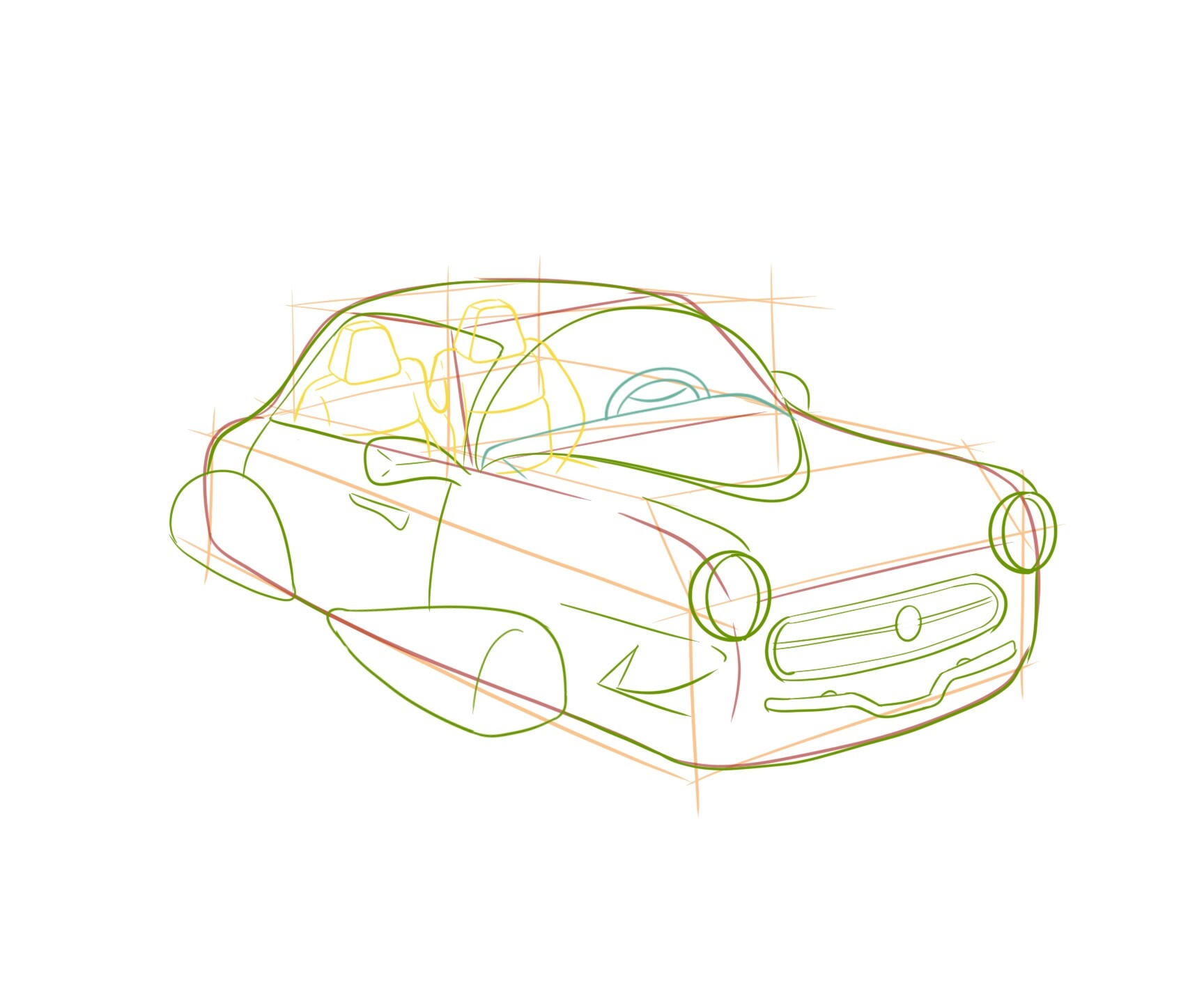 ArtStation - Hovercar Sketch