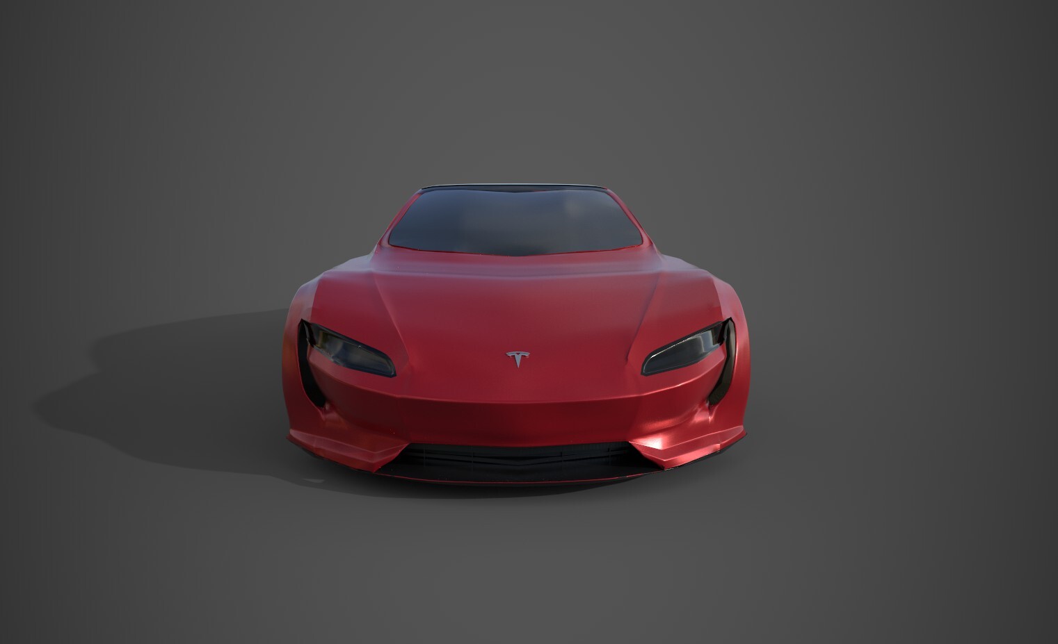 ArtStation - Tesla Roadster game-ready 3D model