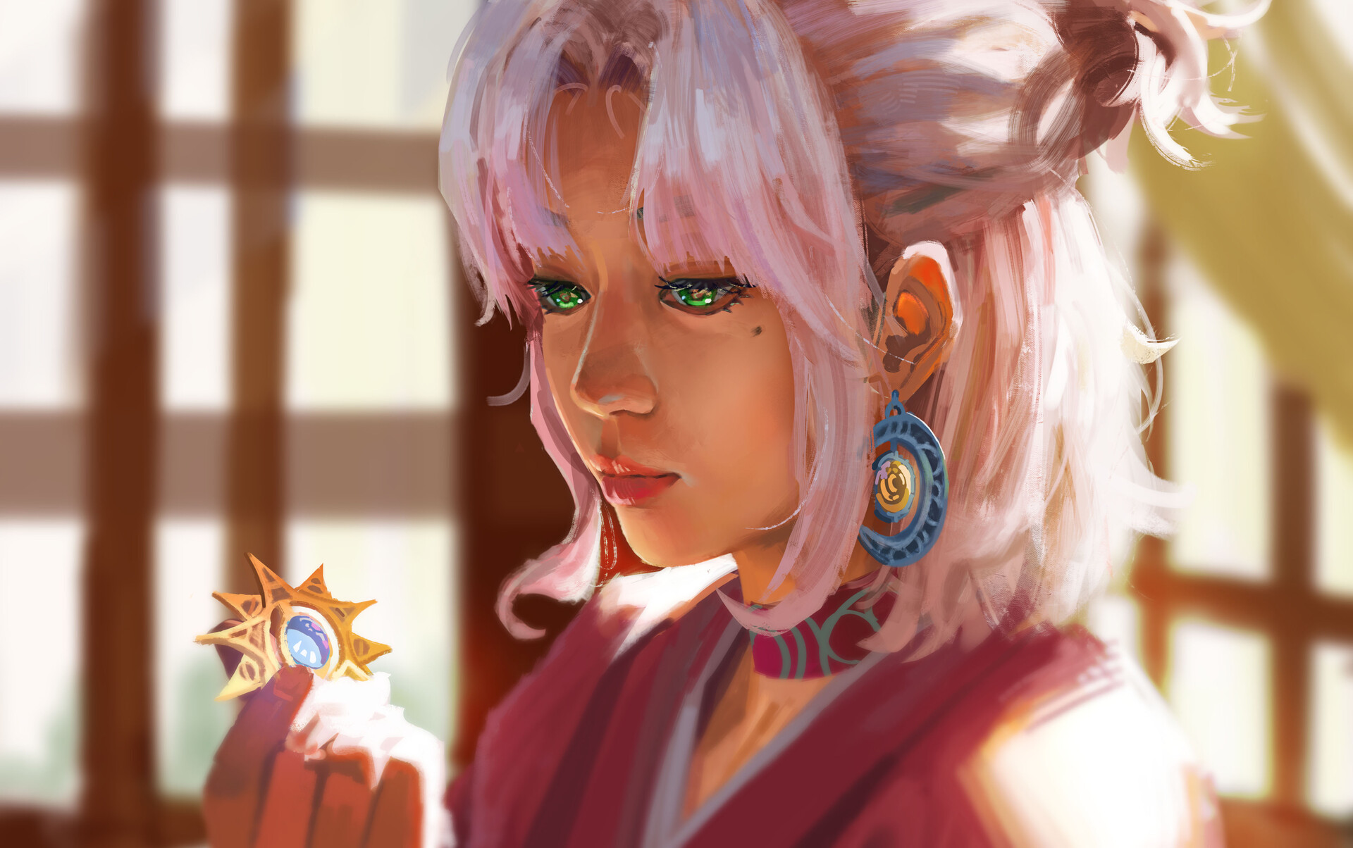 ArtStation - sun and moon