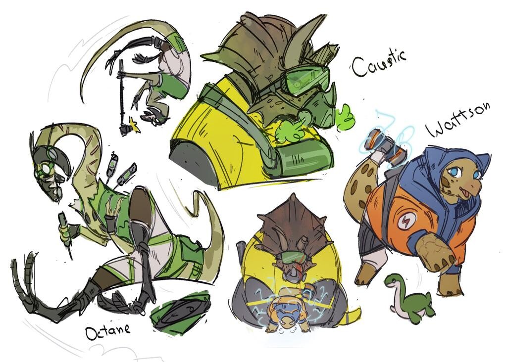 ArtStation - Apex Legends like Dinosaurus