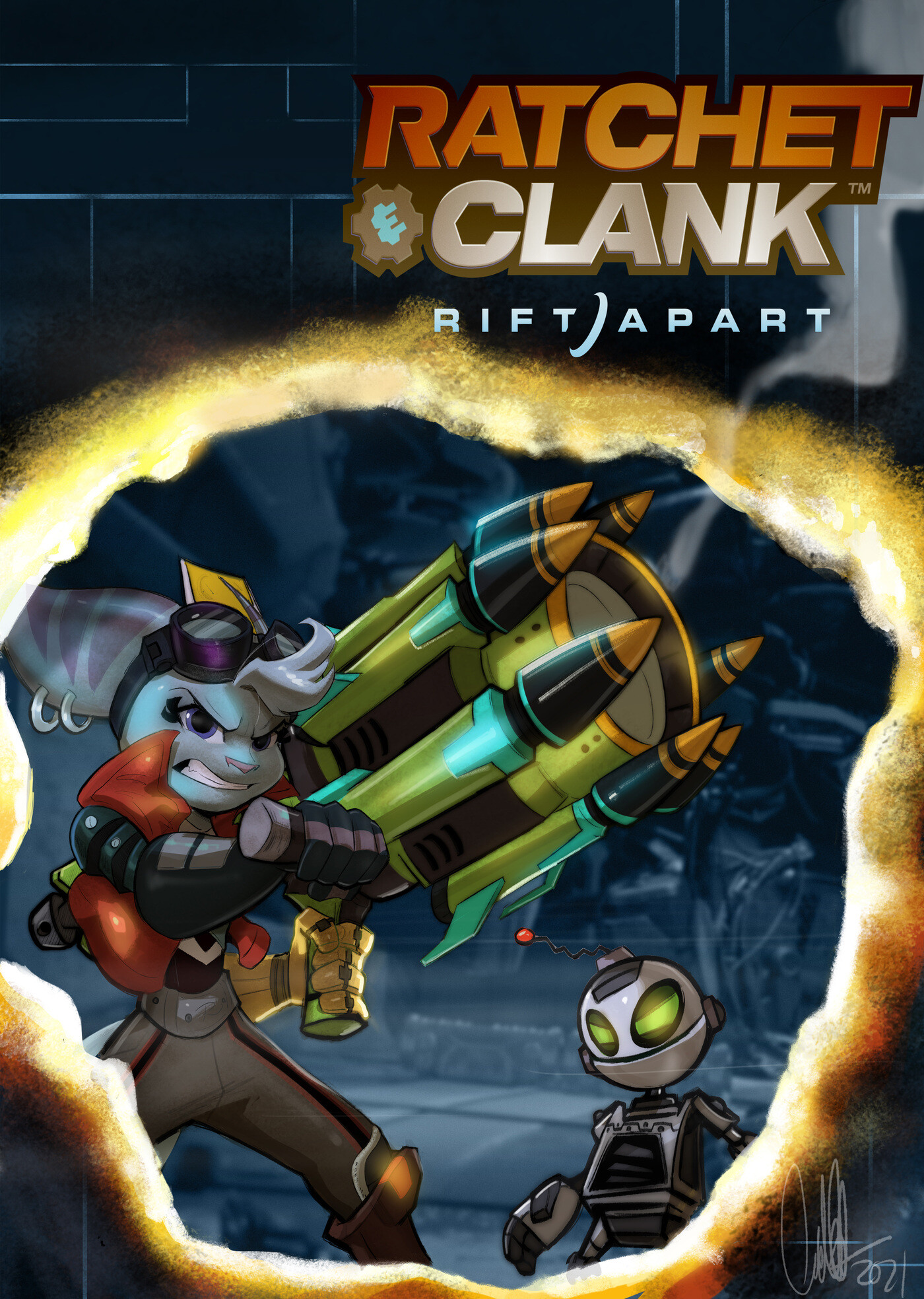 ArtStation - Lombax girl: Going Commando