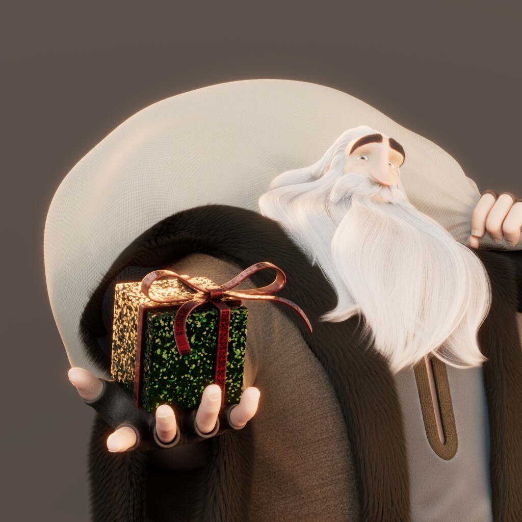 ArtStation - Mr. Klaus from the movie Klaus (fanart)