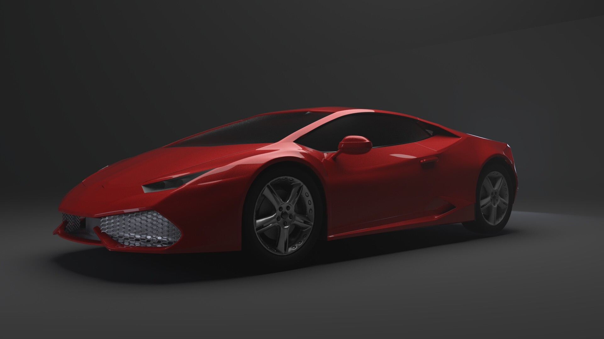 ArtStation - Lamborghini 3d car with studio lighting..