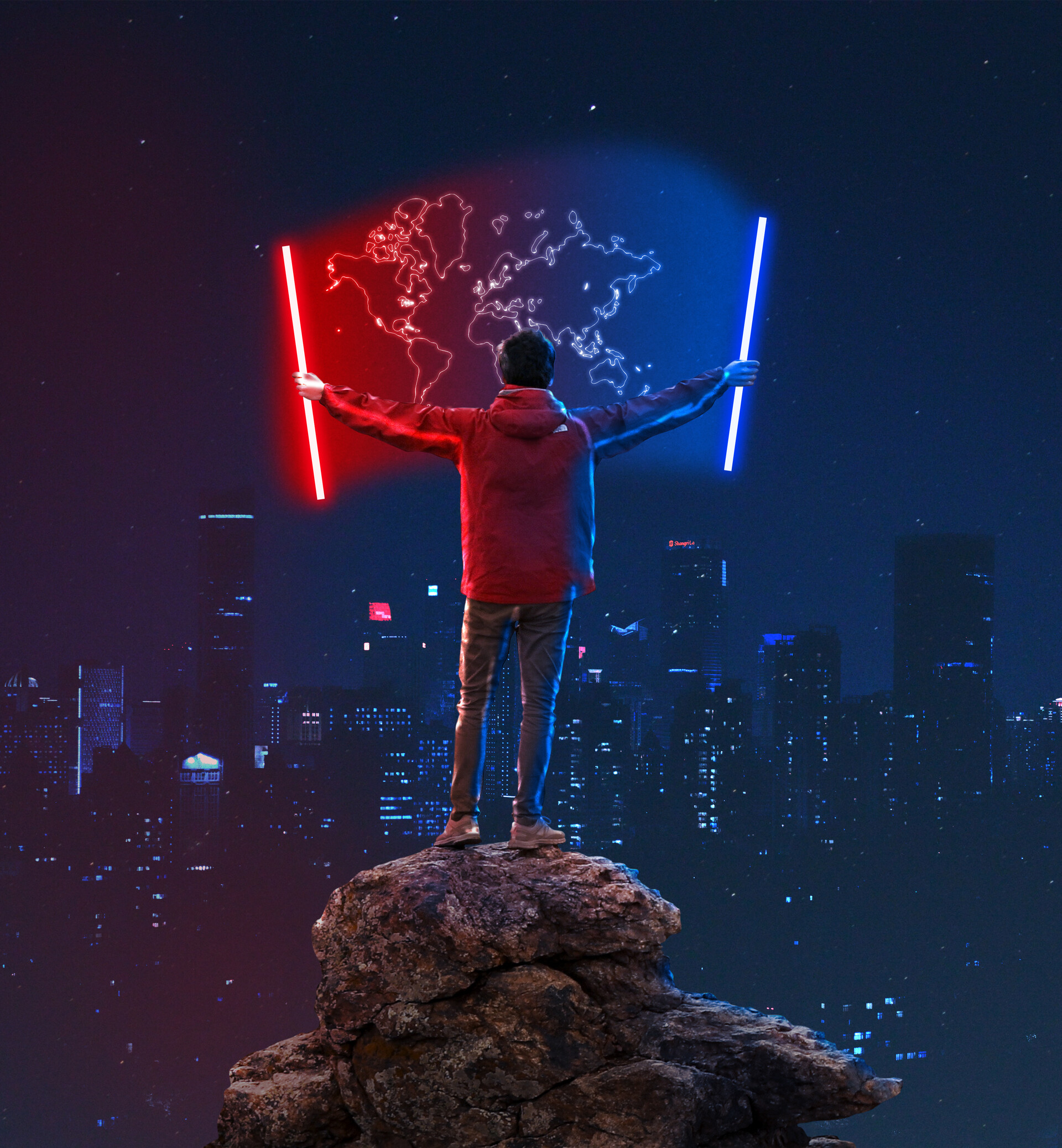 ArtStation - to Create Lightsaber Color Effect in Photoshop
