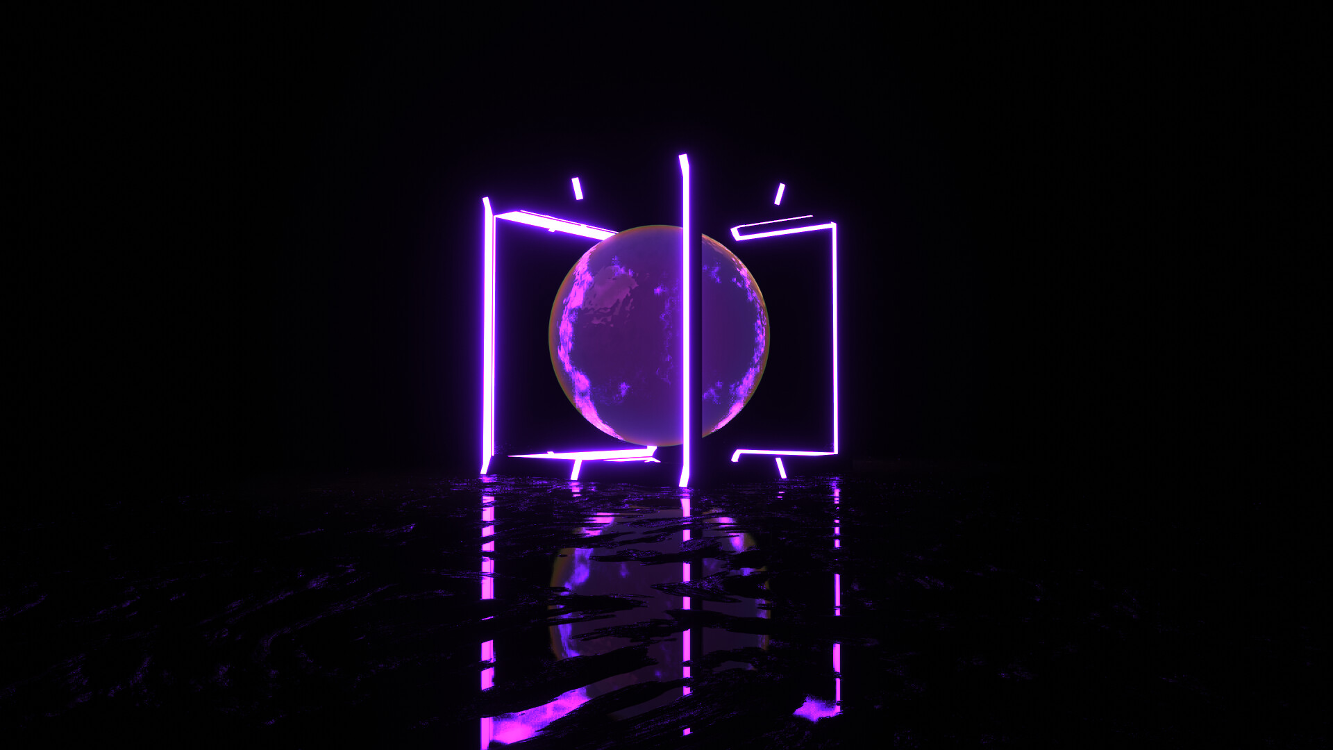 ArtStation - Neon cages