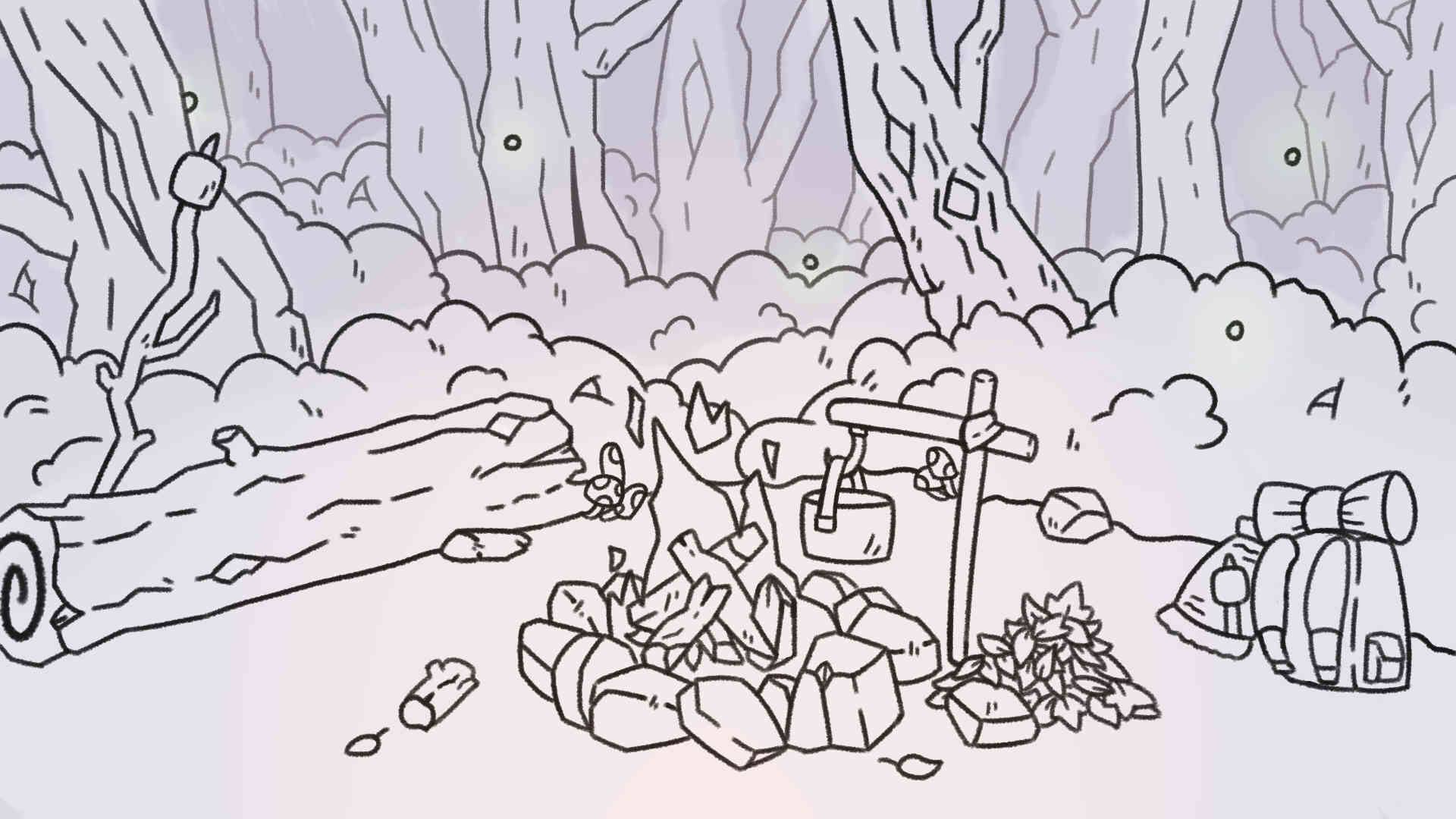 ArtStation - Forest Camp - Concept Art