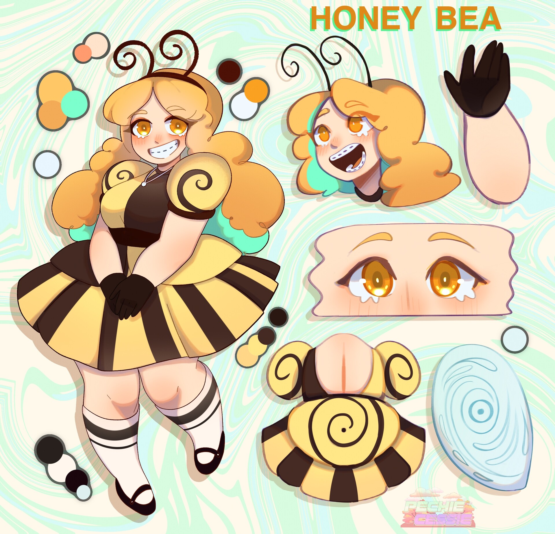 ArtStation - Honey Bea [CHARACTER SHEET]