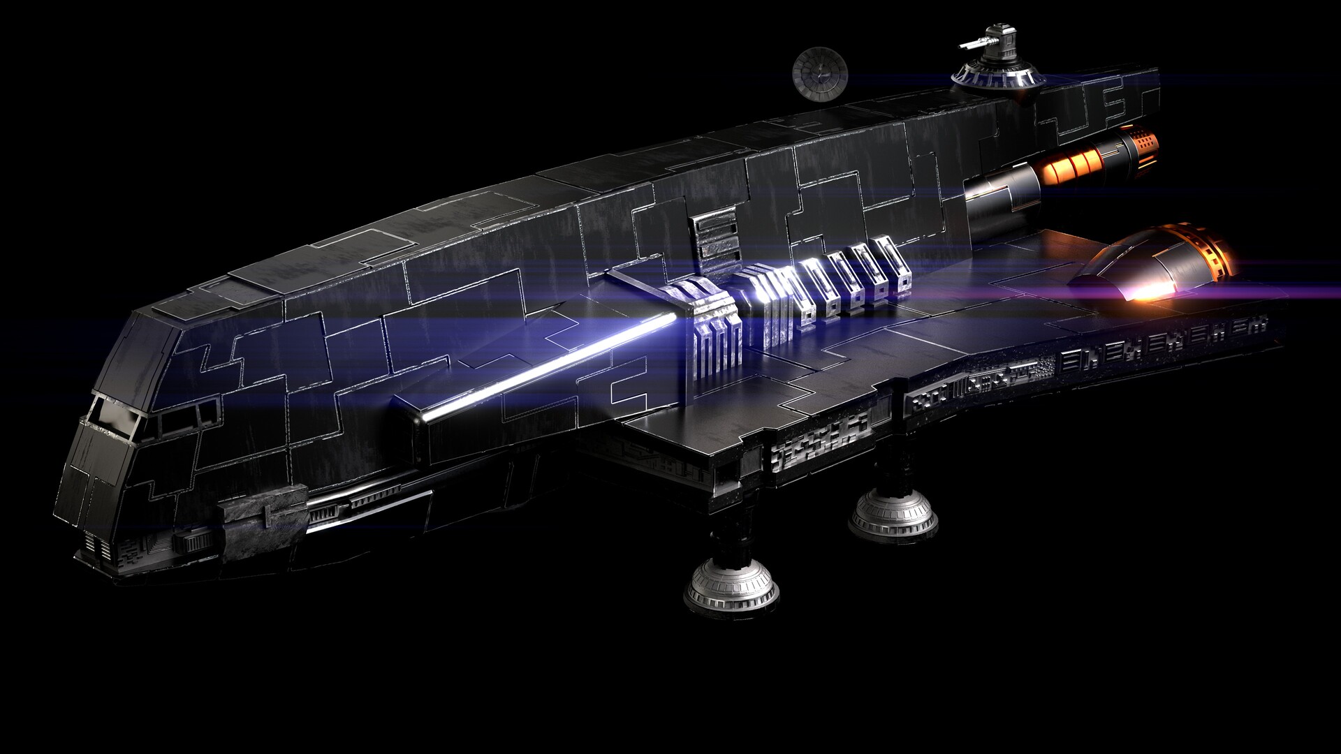 Artstation Star Wars Gozanti Class Cruiser