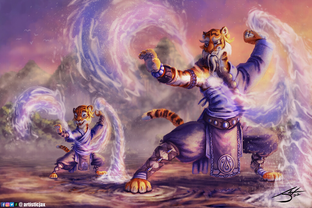 ArtStation - Shaolin Kung Fu Water Tigers