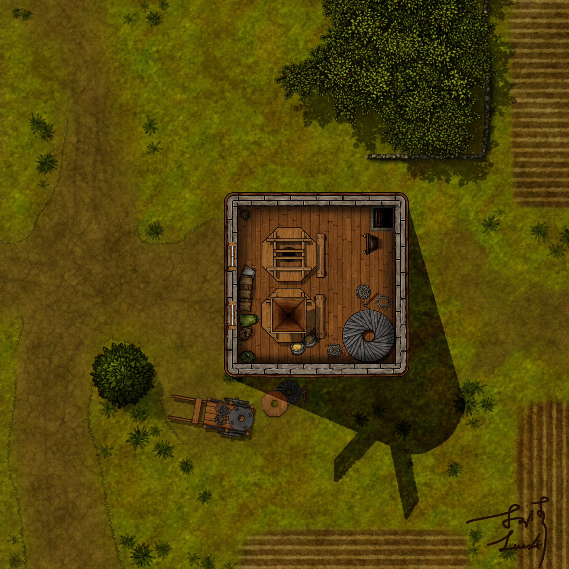 ArtStation - Willmill Assets - DND Game - 2D