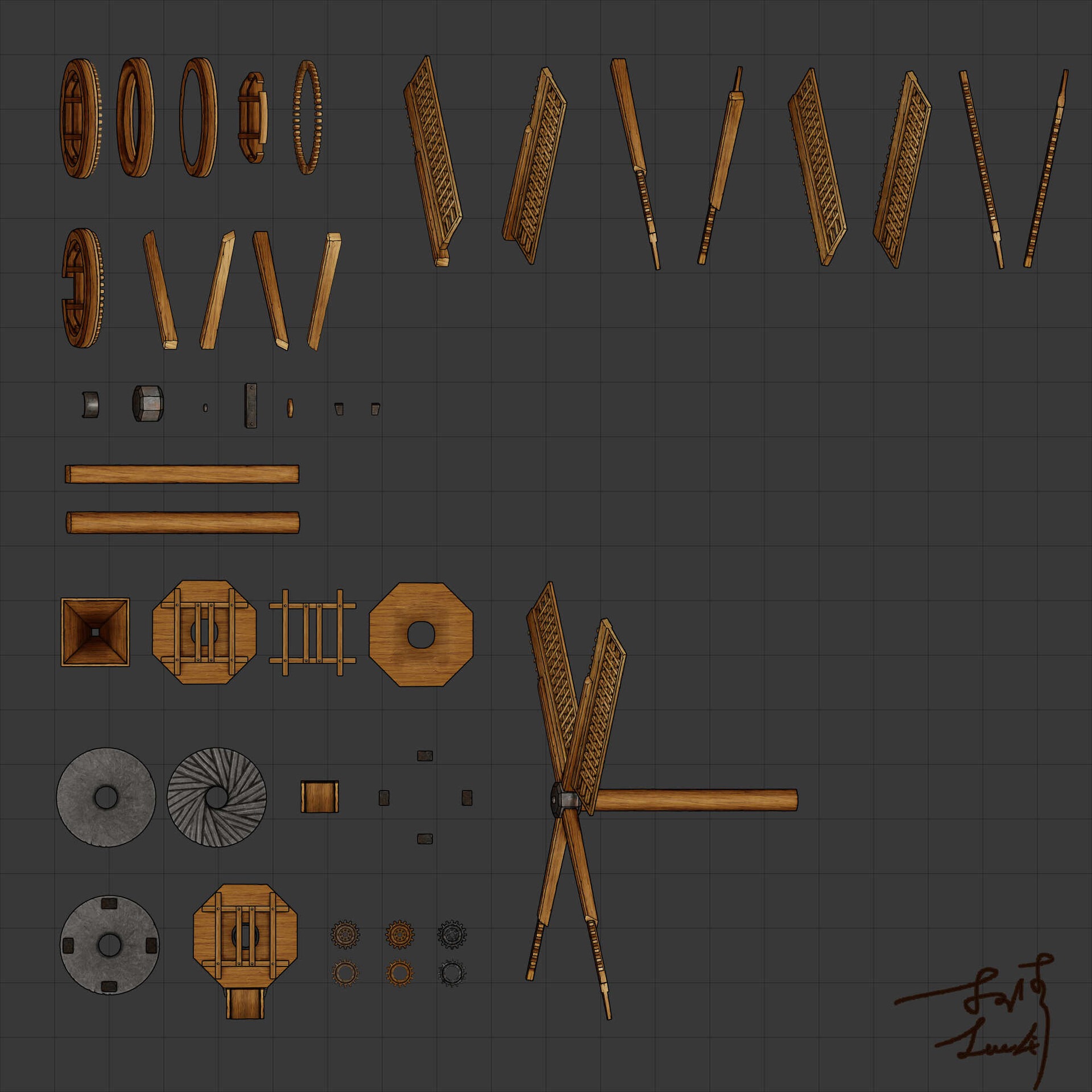 ArtStation - Willmill Assets - DND Game - 2D