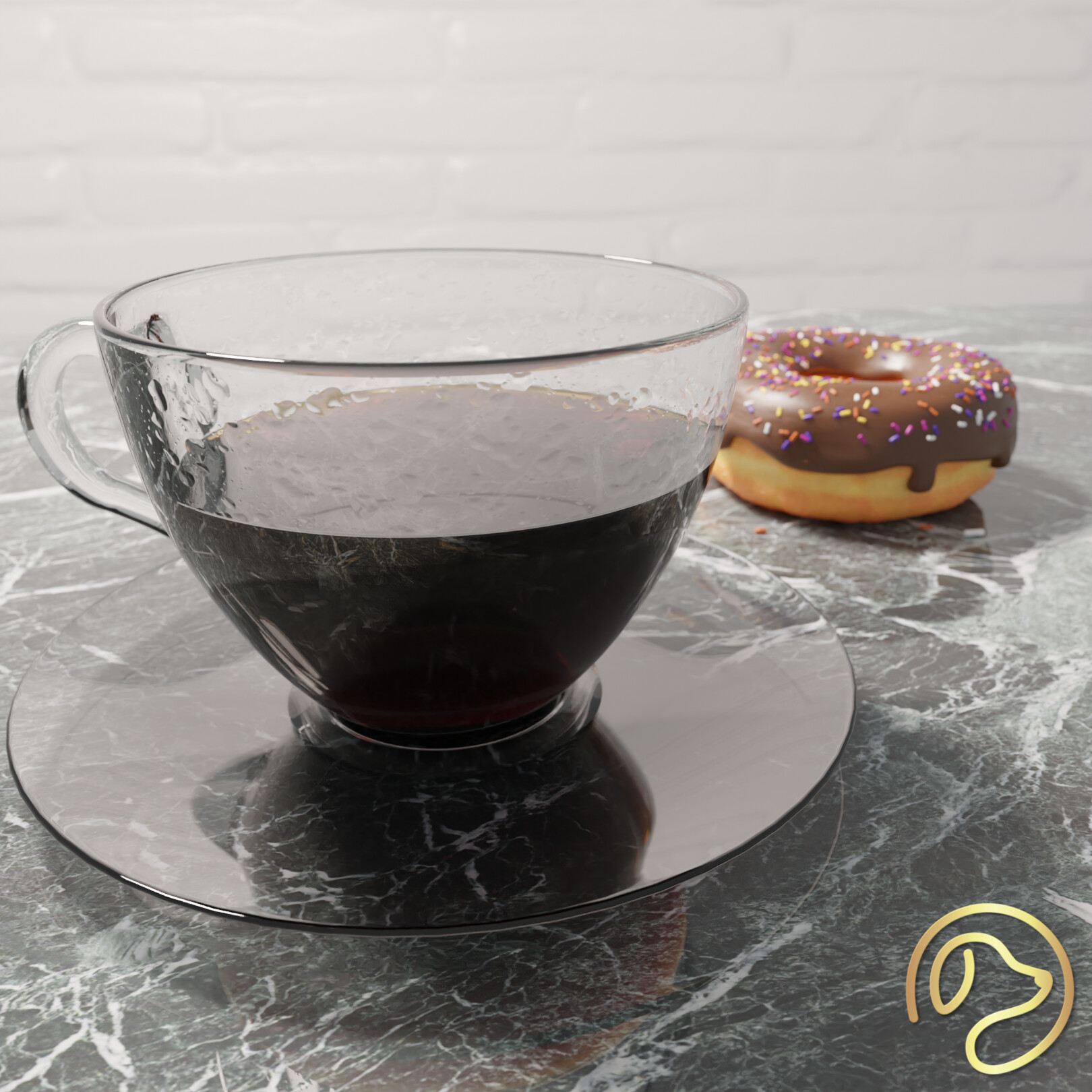 ArtStation - Drink and Donut