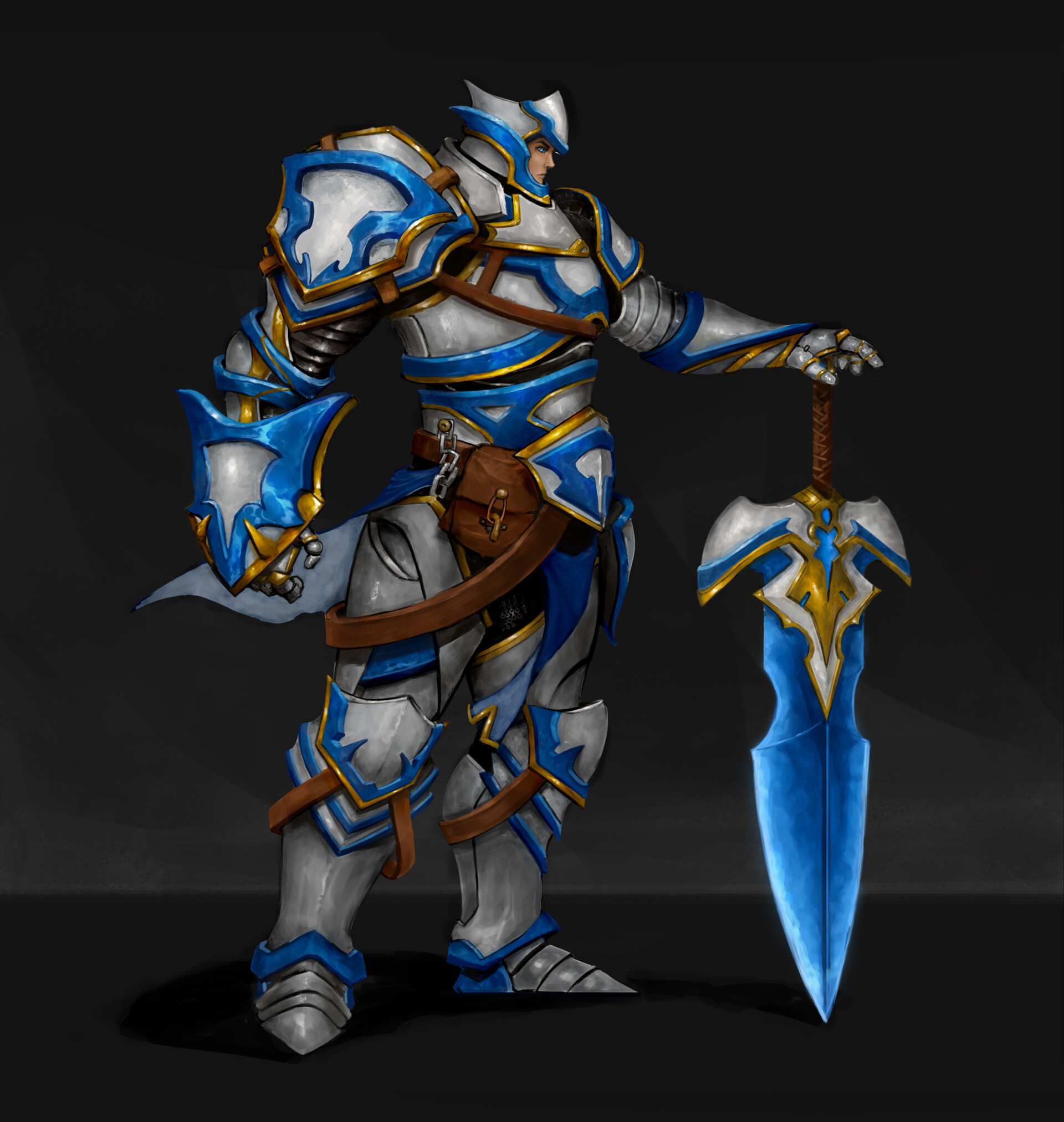 ArtStation - Blue Rock Knight