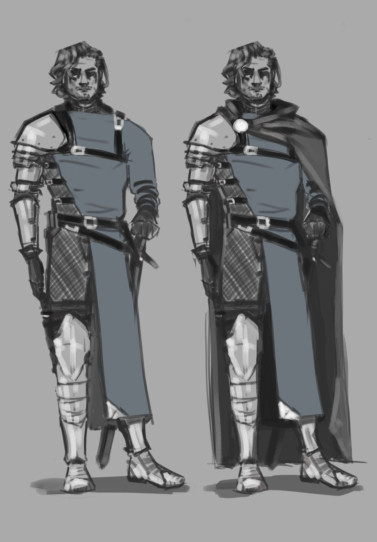 ArtStation - simple knight concept