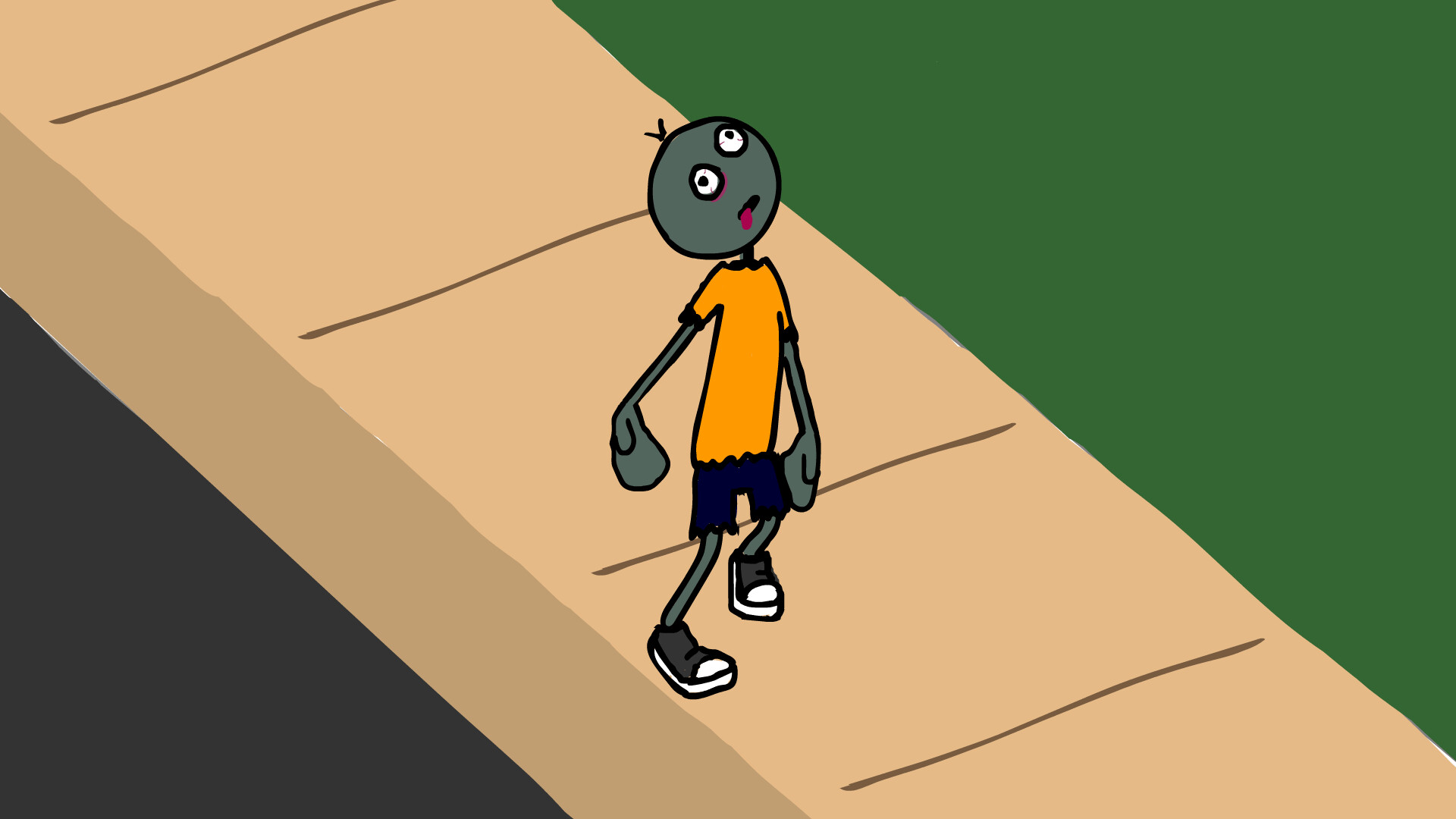 ArtStation - Looped Zombie Walk Cycle