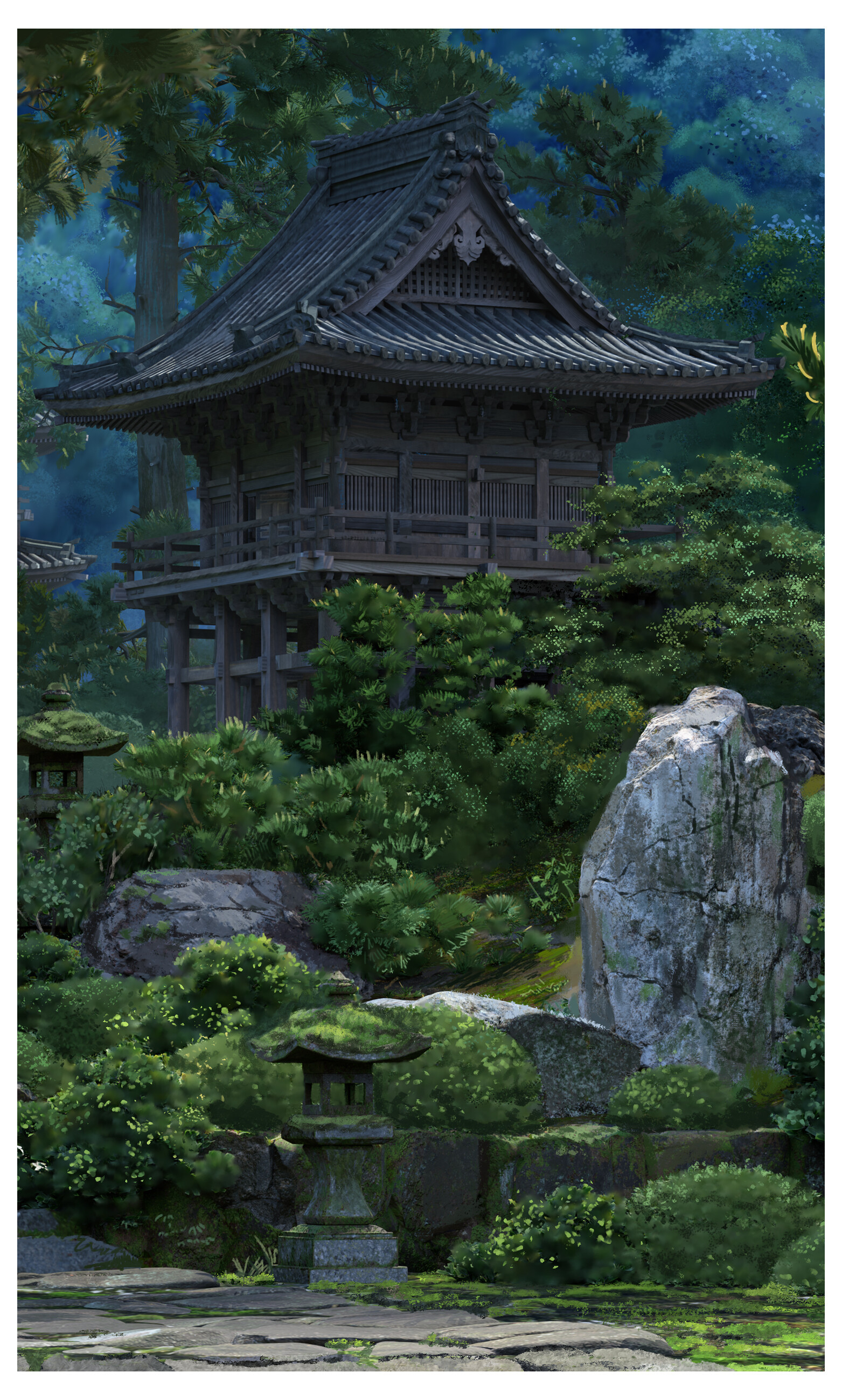 ArtStation - Moss temple