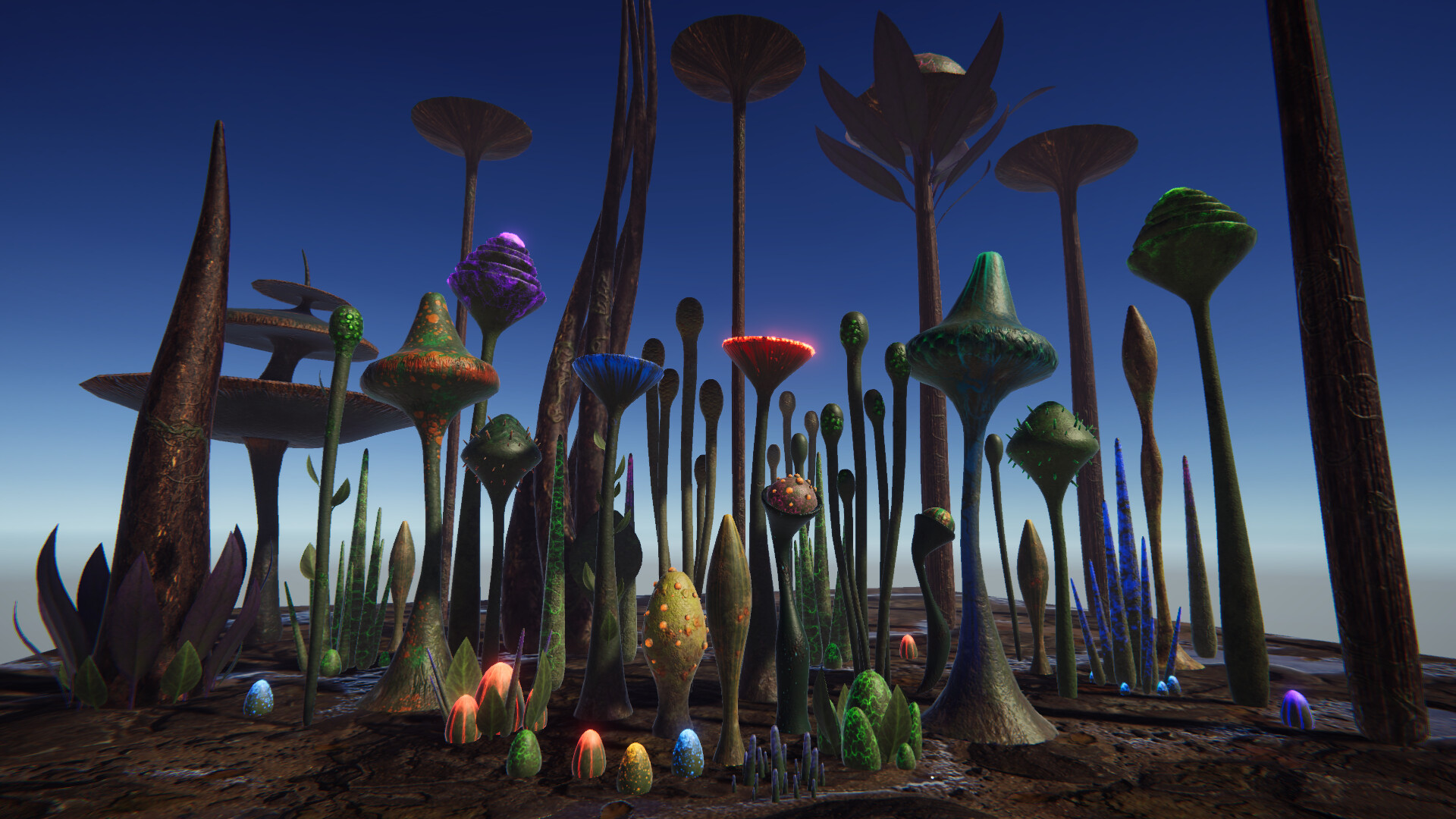 ArtStation - Alien Plants And Trees