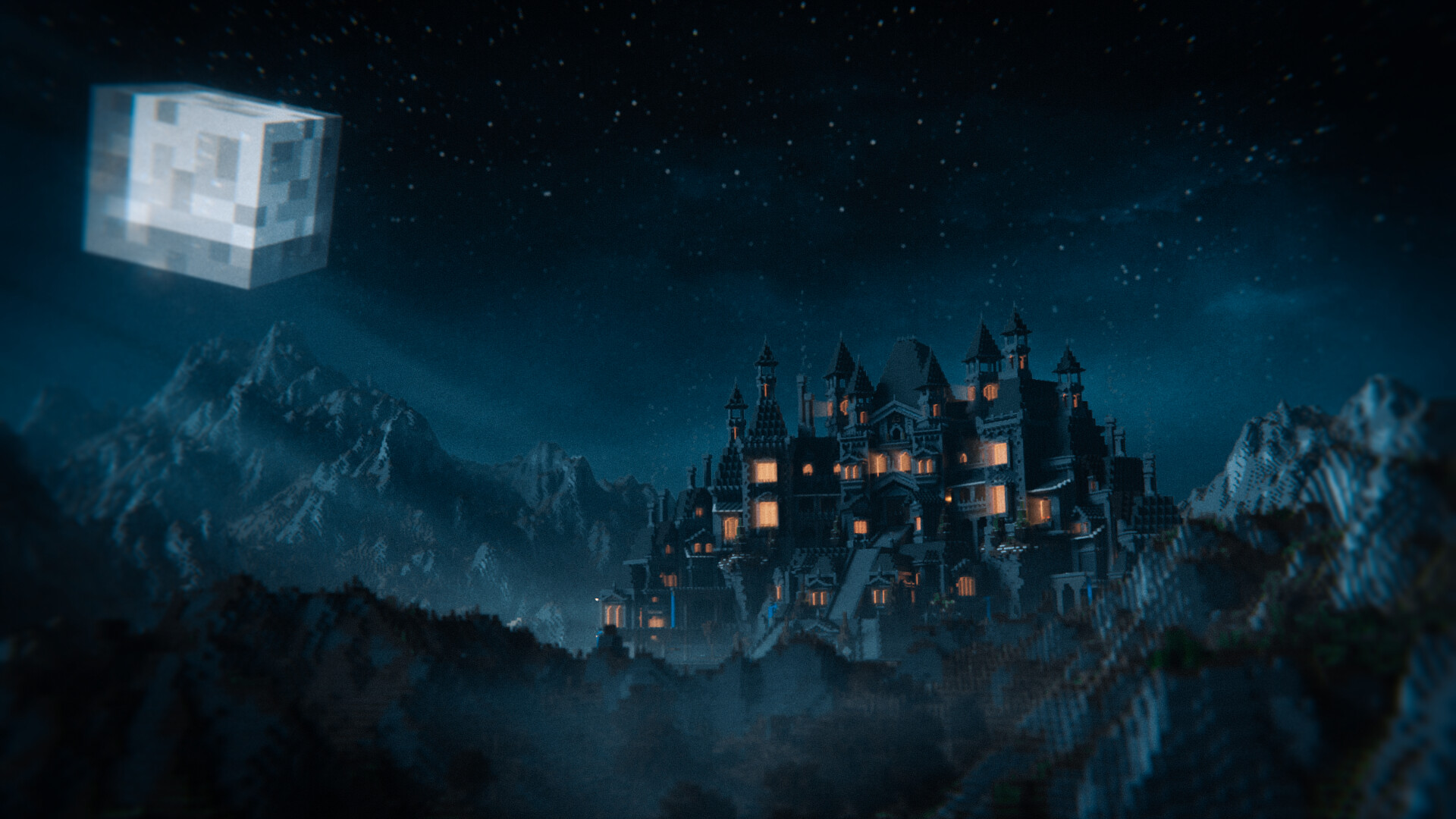 ArtStation - Minecraft Render of Grian's Mansion