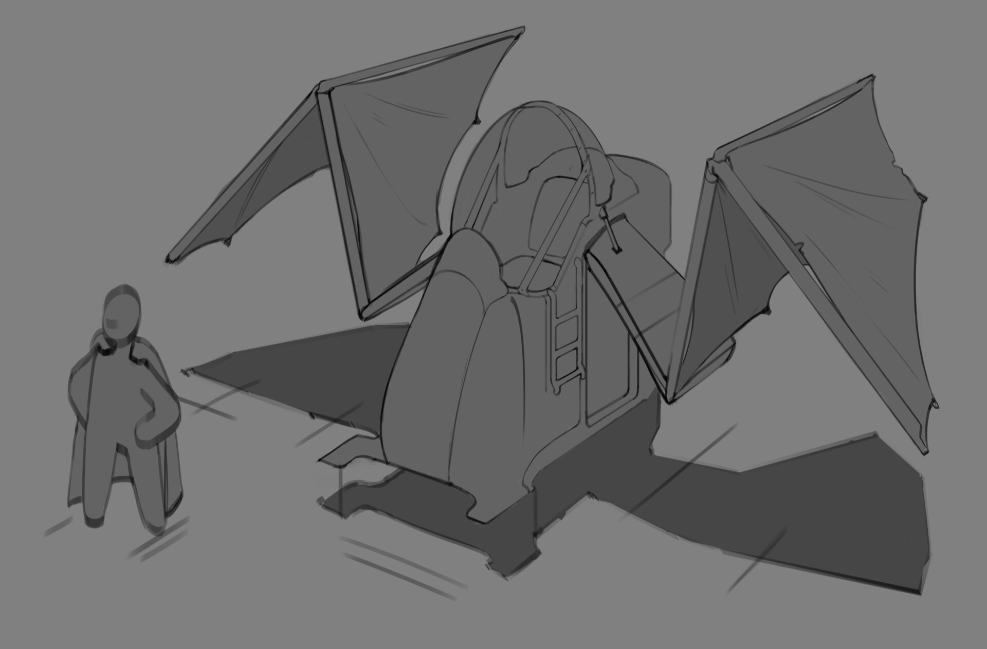 ArtStation - Ornithopter design