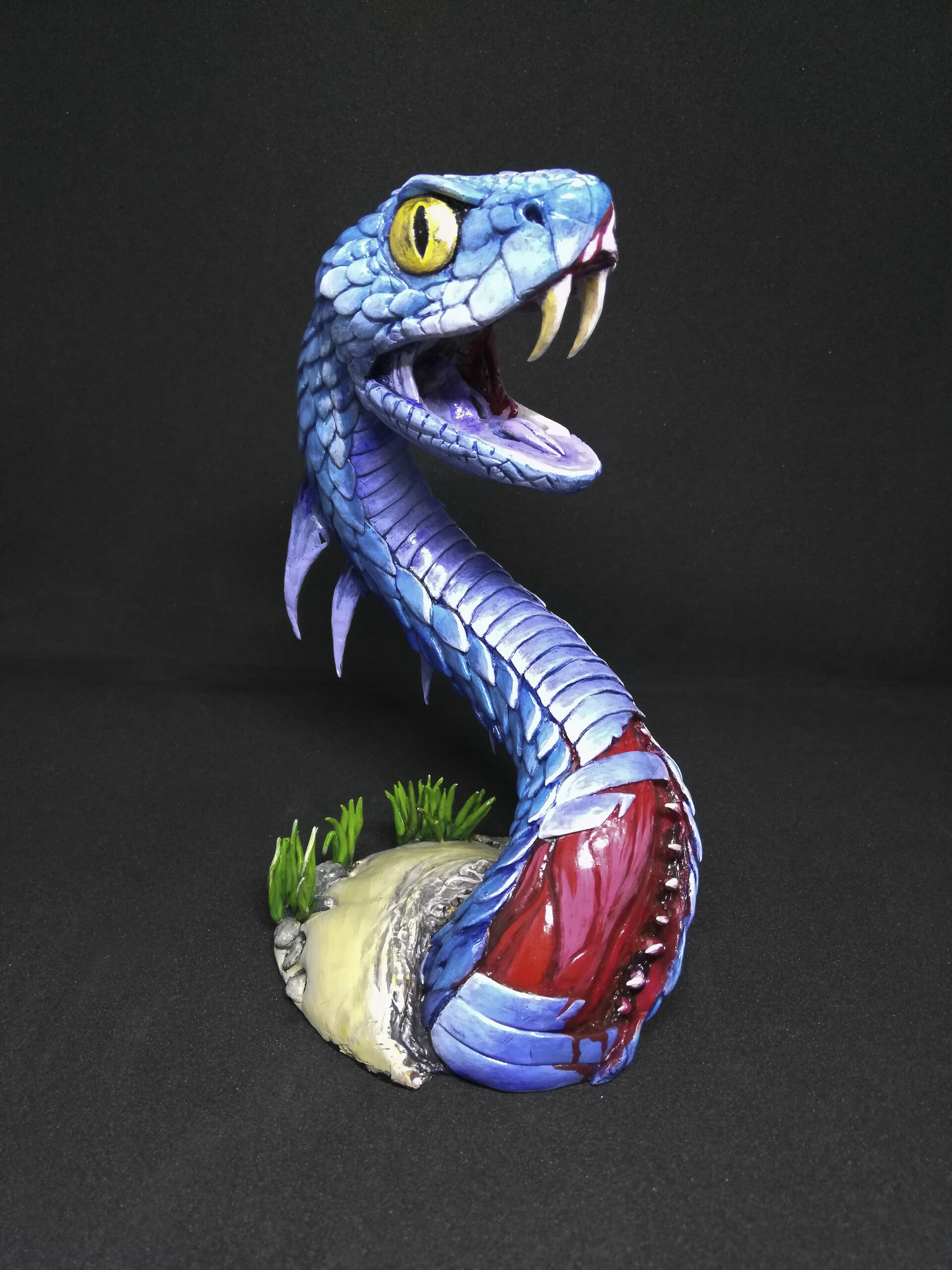 ArtStation - Snake Bust. Handmade