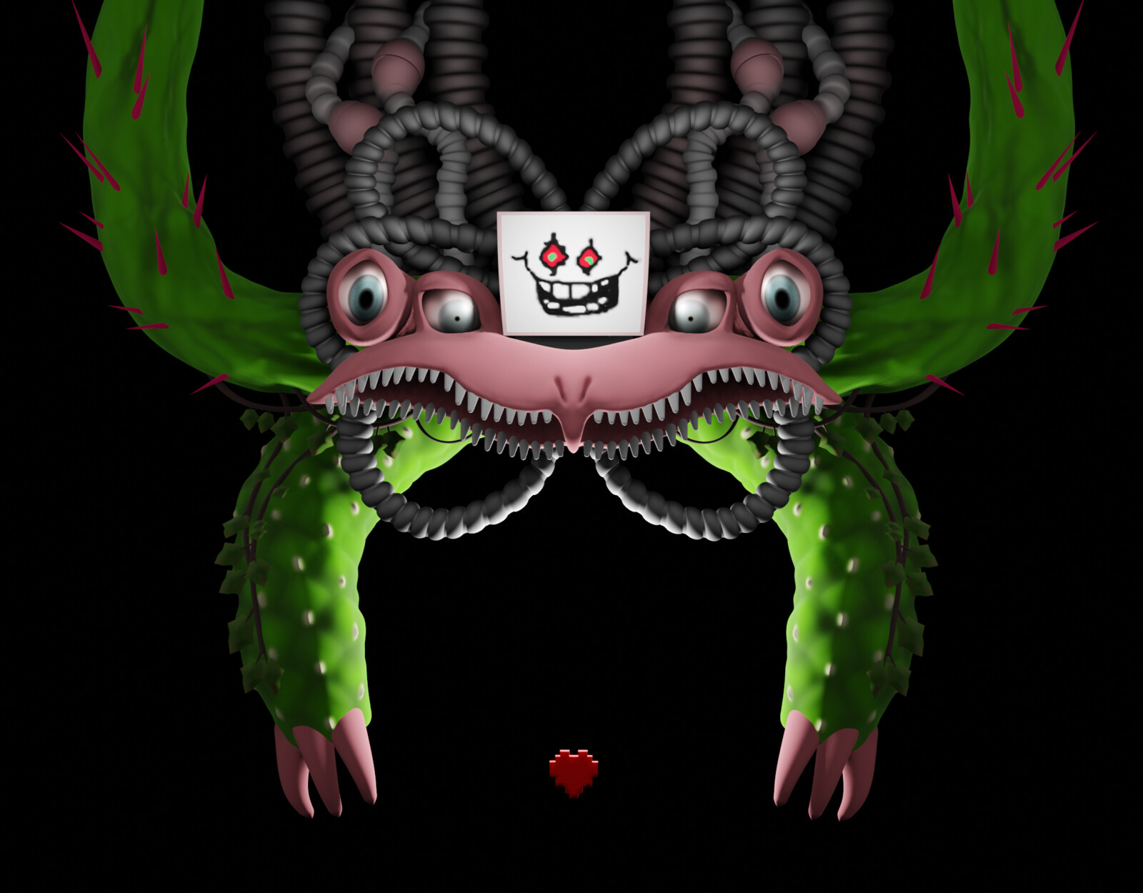 park geon - undertale omega flowey fanart