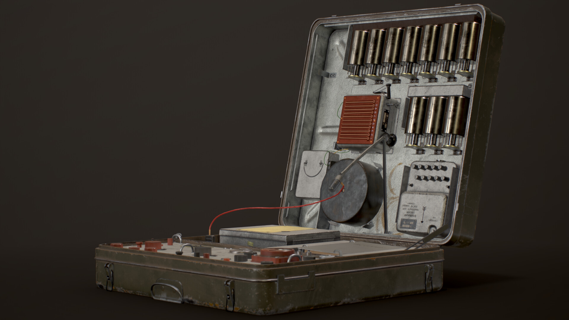 ArtStation - R-350M(Russian spy radio set )