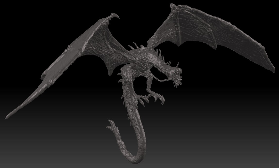 ArtStation - FELL BEAST and WK - Work in Progress