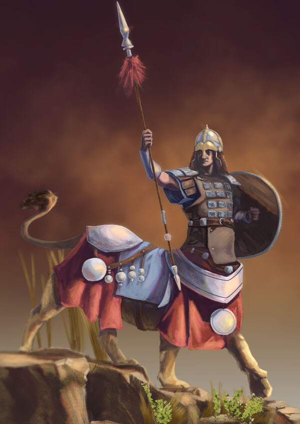 ArtStation - Esfinge Ilustración digital fantasía