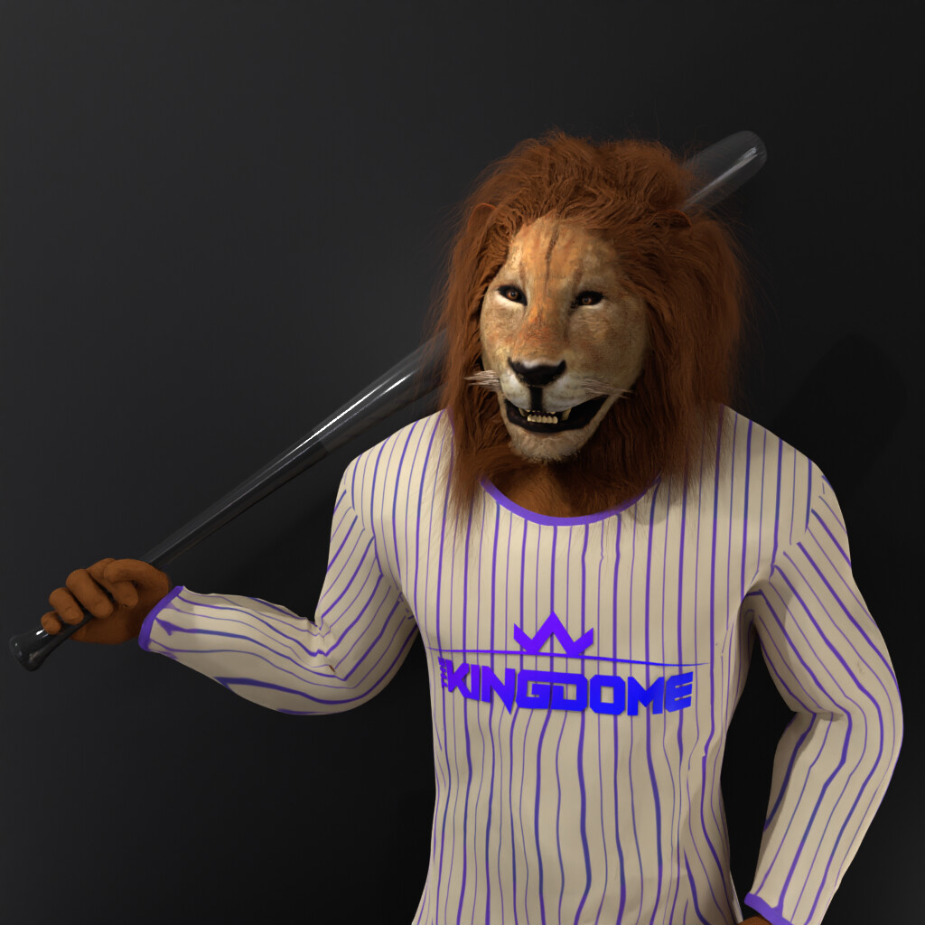 ArtStation - Working on a Lion Nft Project