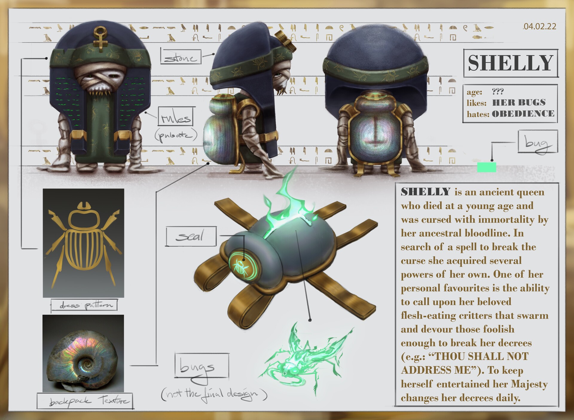 ArtStation - Shelly the mummy