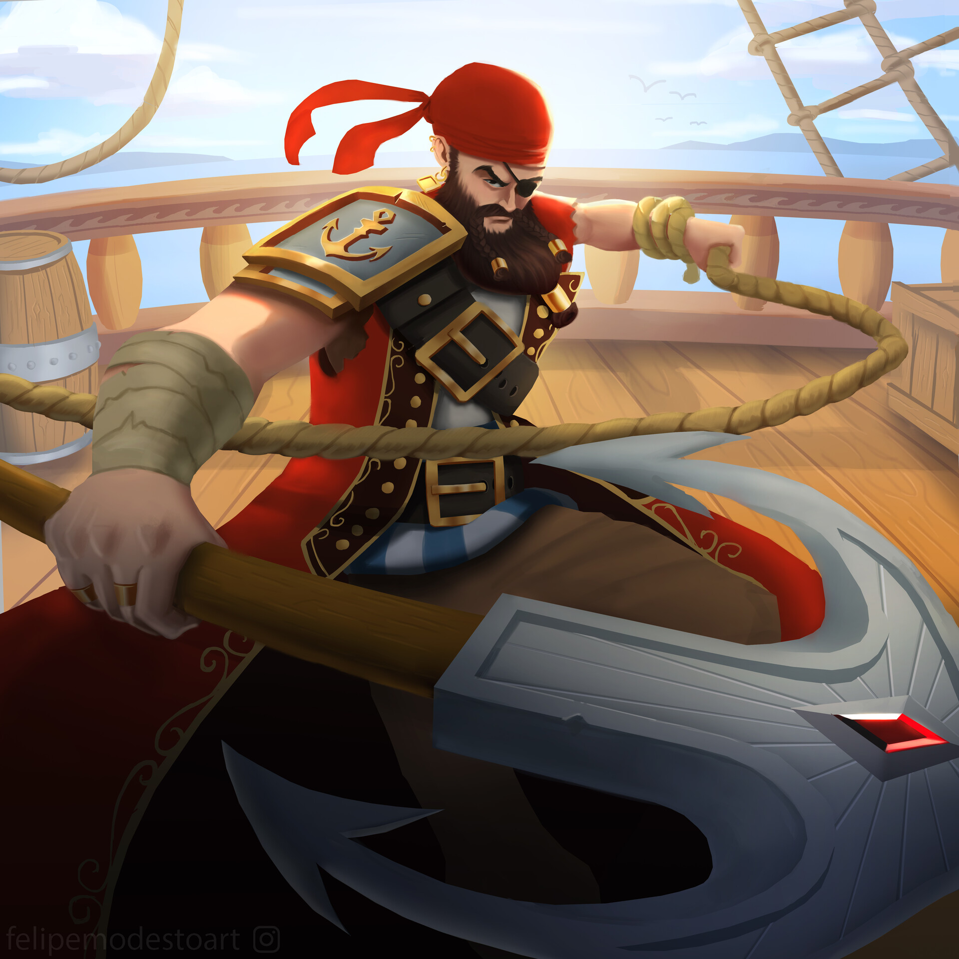 ArtStation - Anchor Pirate