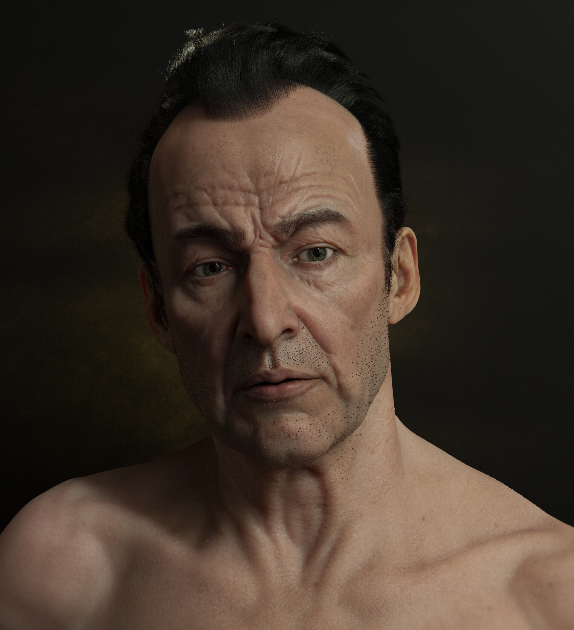 ArtStation - Freud’s self portrait