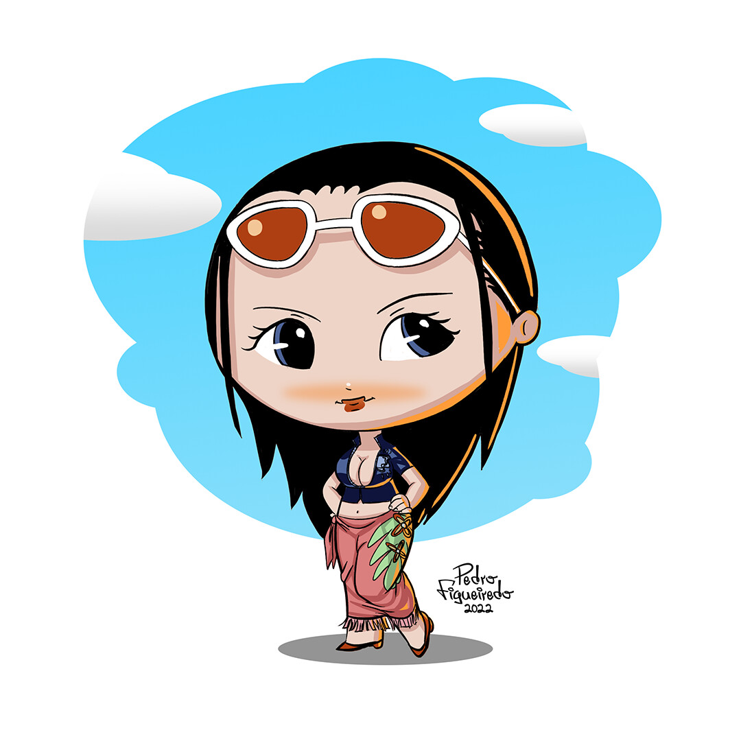 Nico Robin 2 Years Later Chibi
