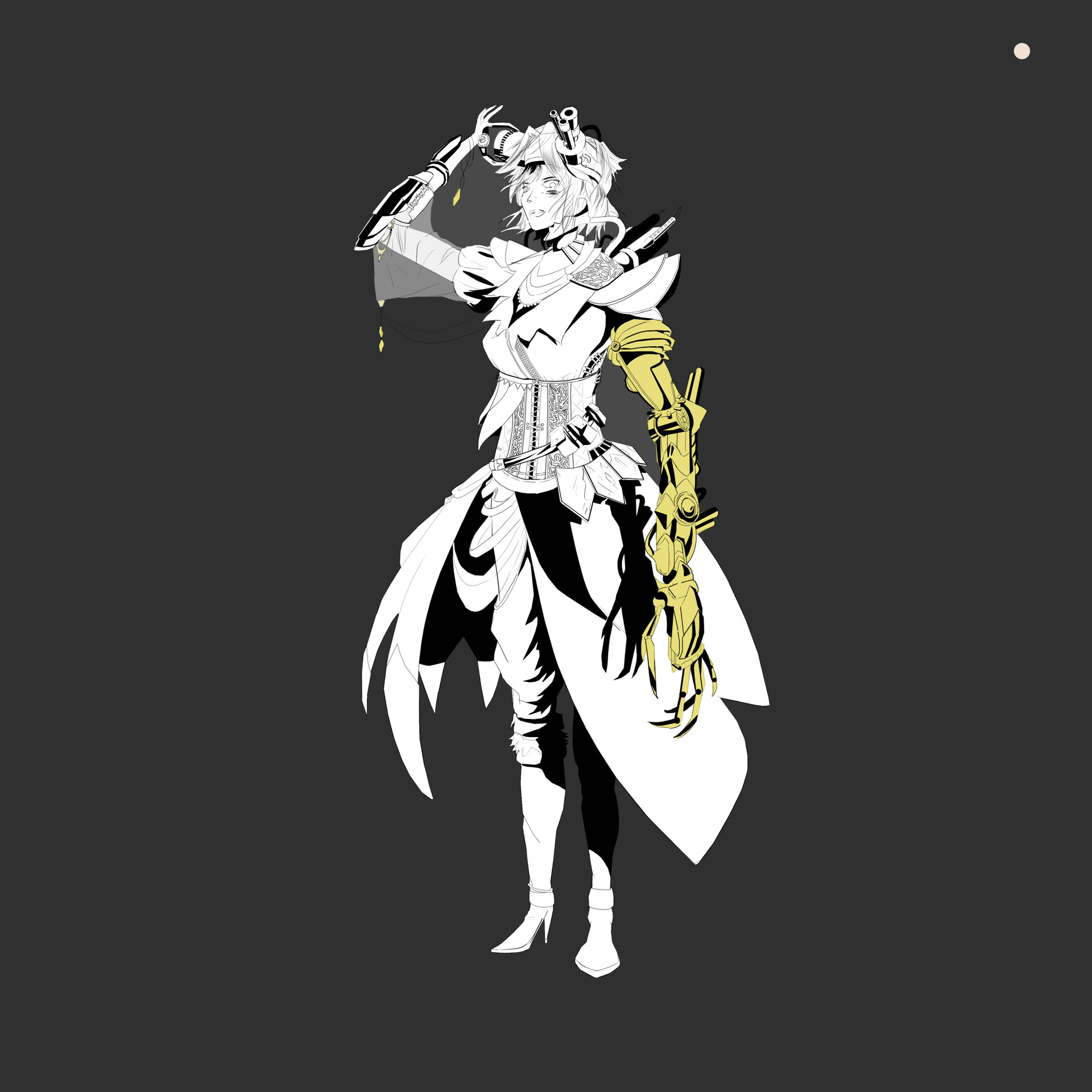 ArtStation - steam punk lineart