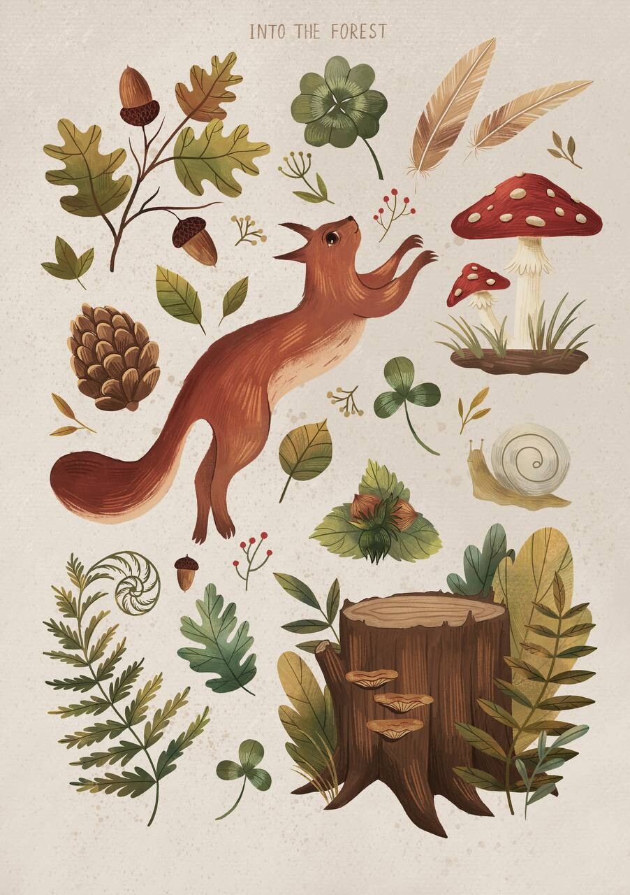 ArtStation - Into the forest poster