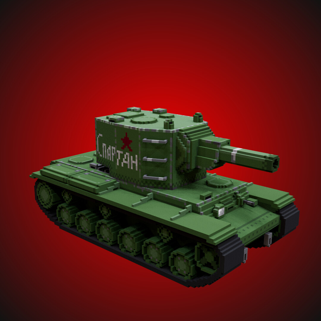 ArtStation - VOXEL/ Soviet Kv2