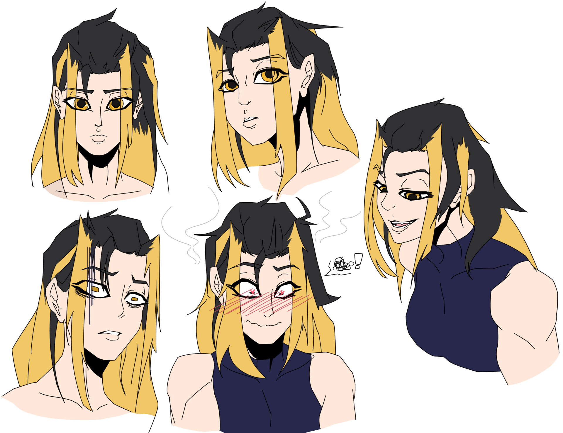 ArtStation - Expression Sheet