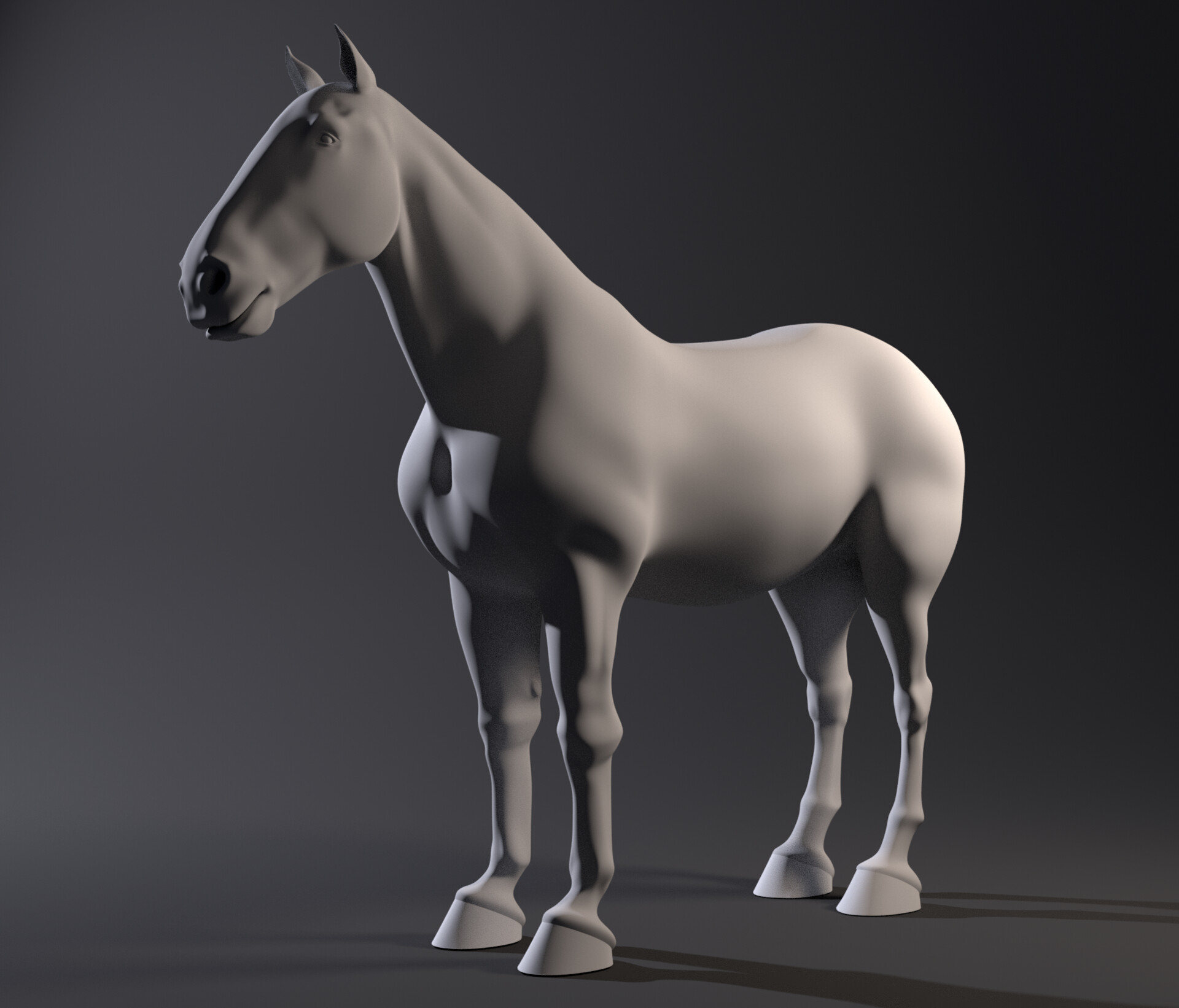 ArtStation - Shire Horse Model