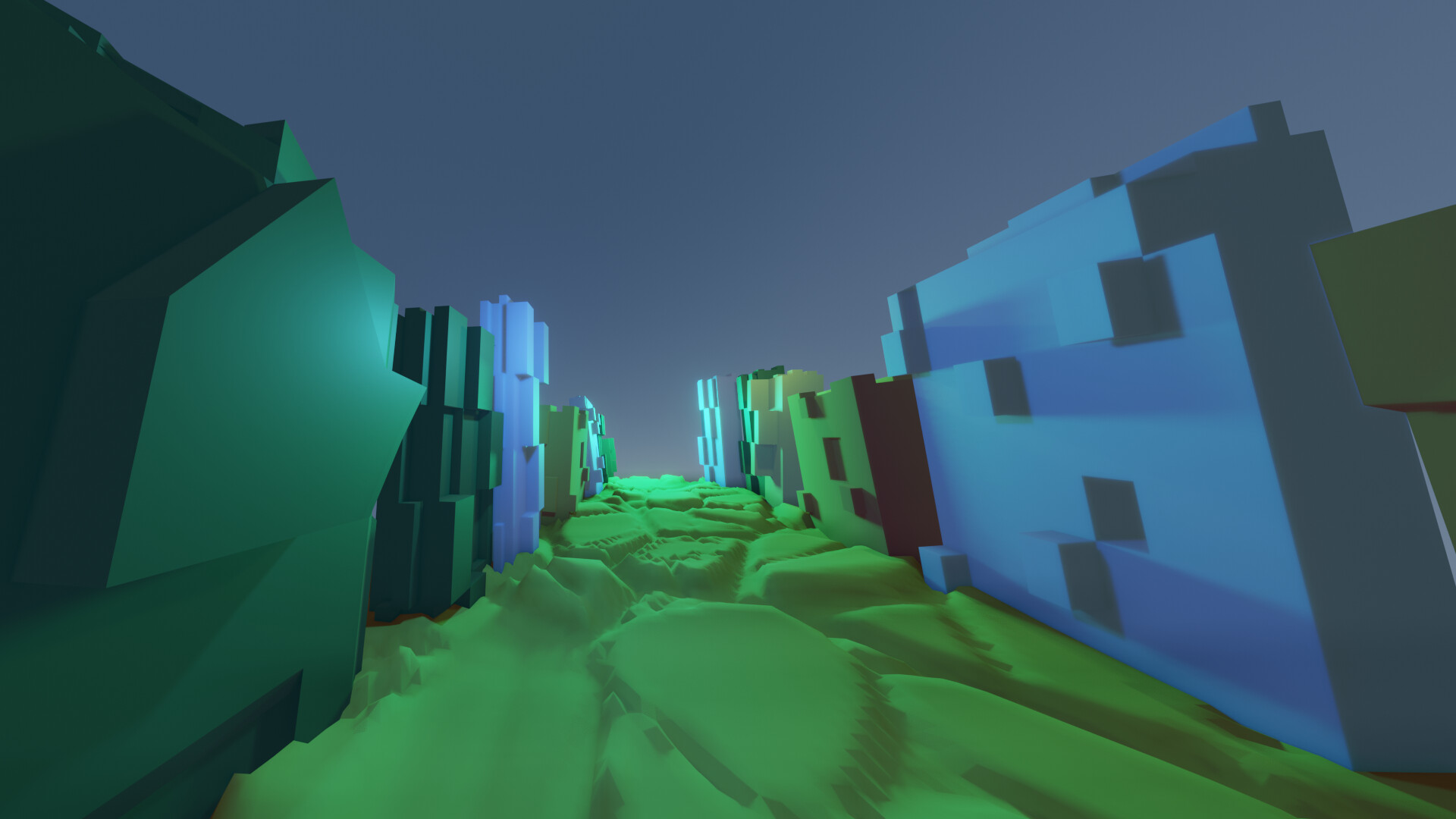 ArtStation - Low poly city environment