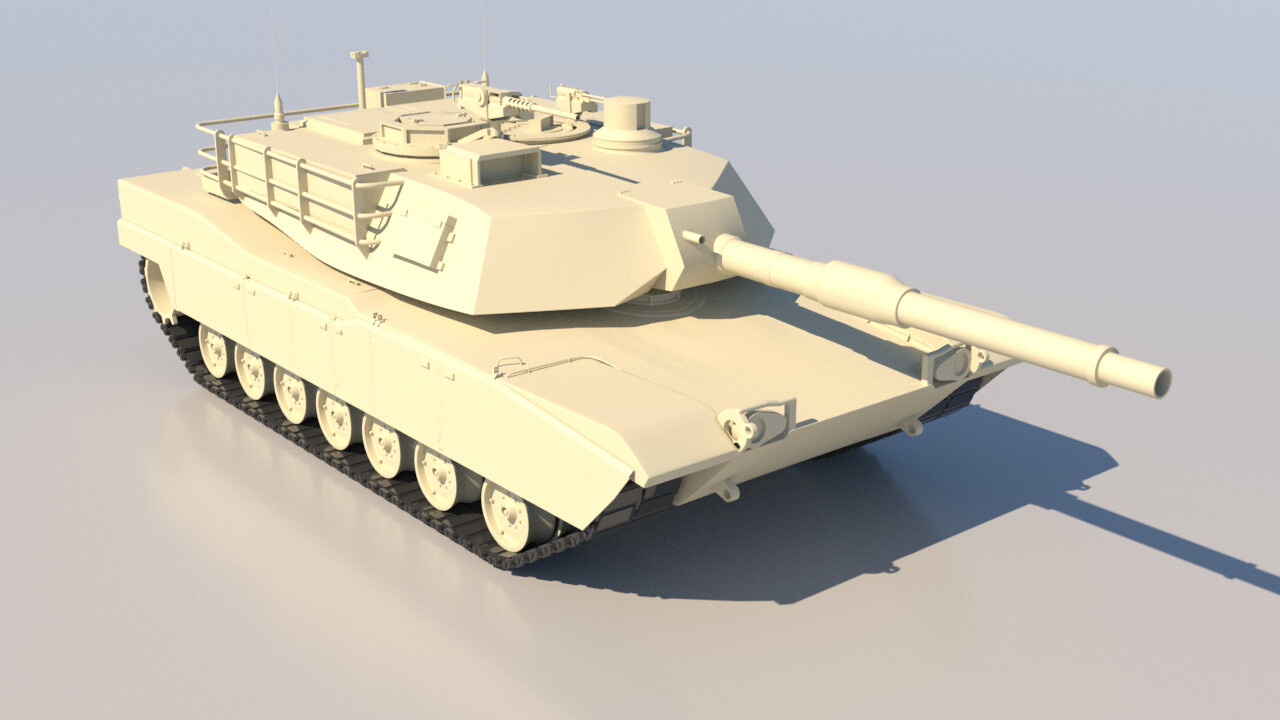 ArtStation - M1A2 Abrams