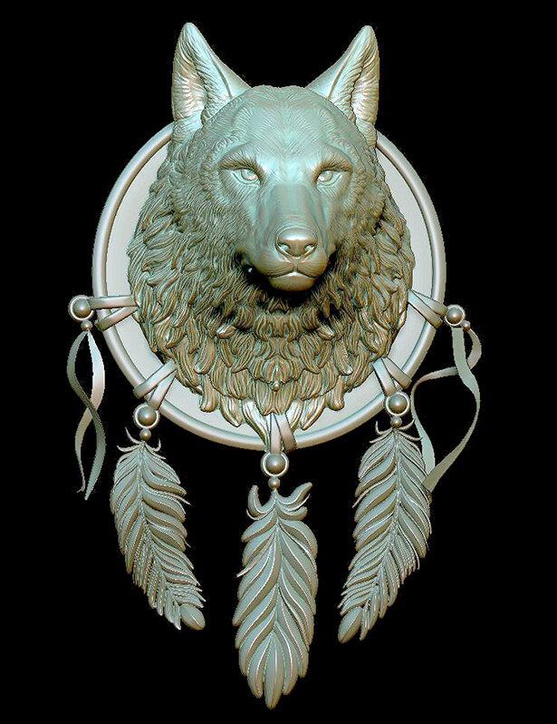 ArtStation - Décor loup