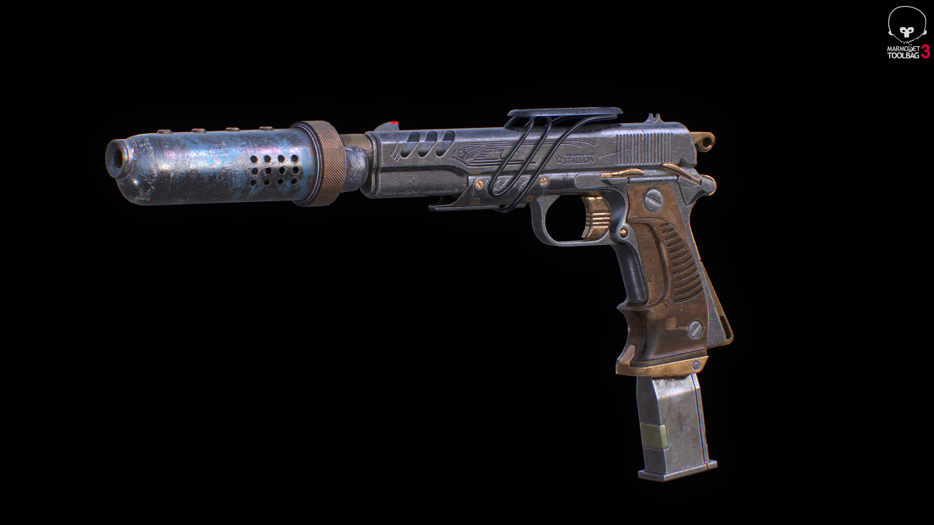 ArtStation - Metro Exodus Handgun Concept