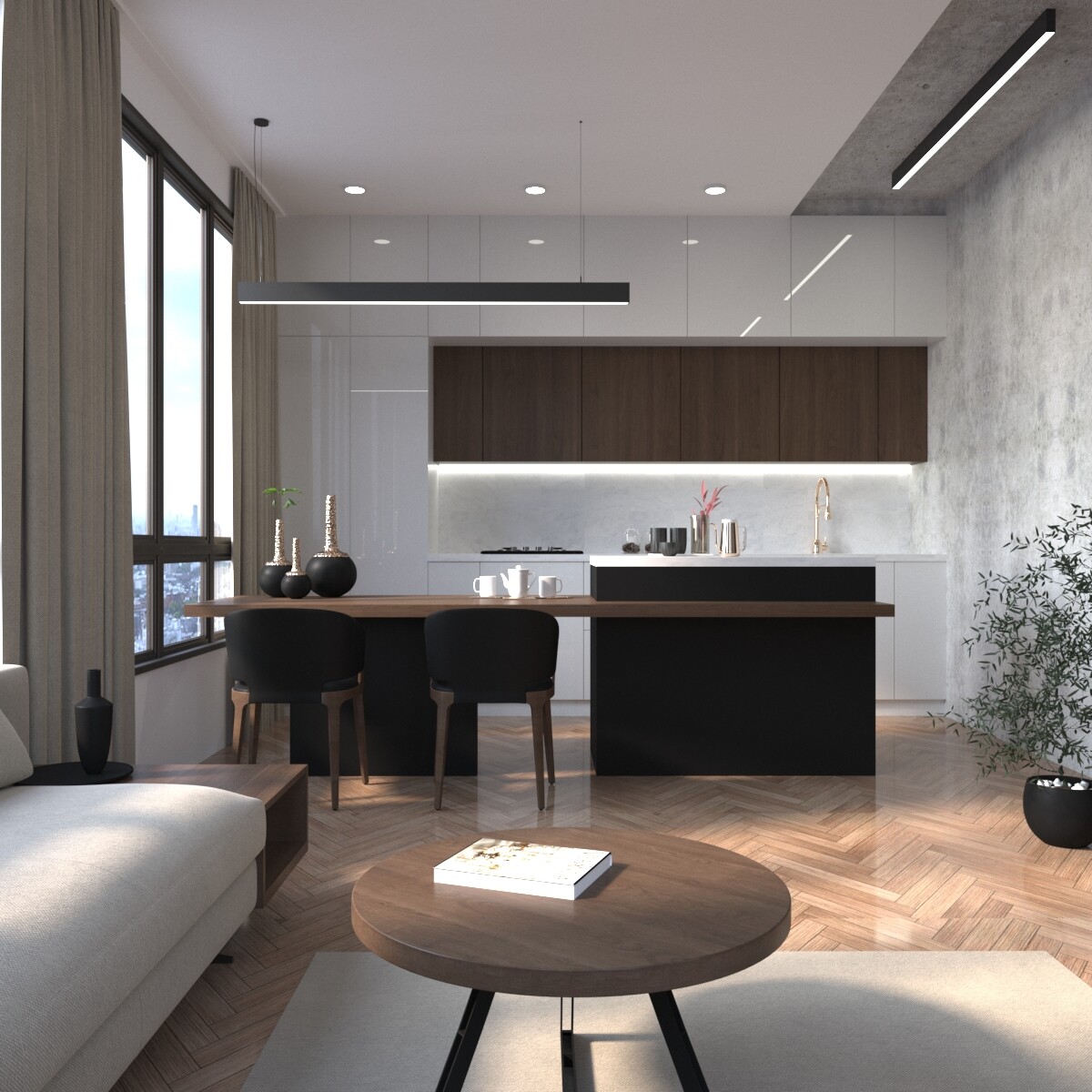 ArtStation - Kitchen BWW